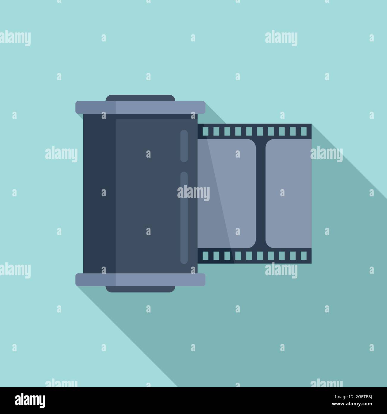 Film roll icon hi-res stock photography and images - Alamy
