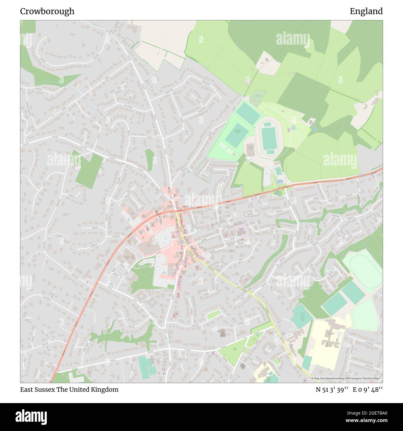 Crowborough, East Sussex, United Kingdom, England, N 51 3' 39'', E 0 9 ...