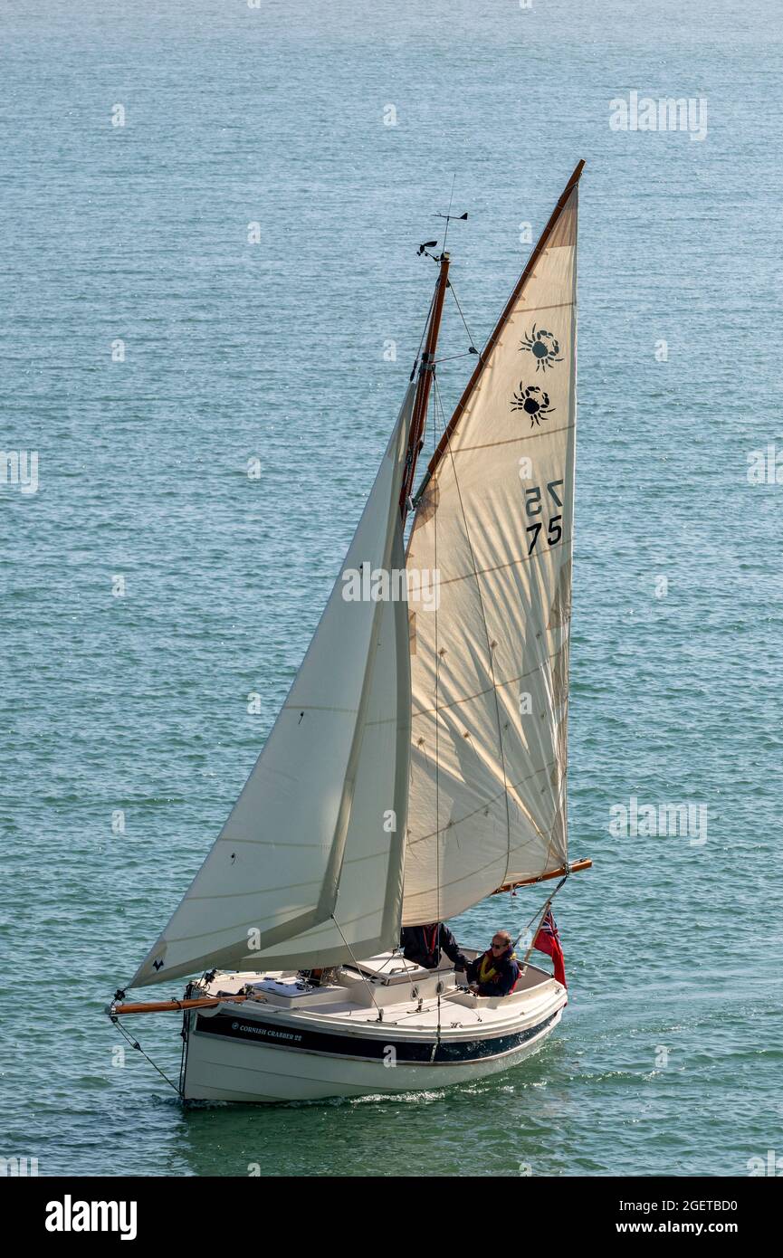 cornish crabber, cornish style yacht, gaff rigged yacht, gaff rigged ...