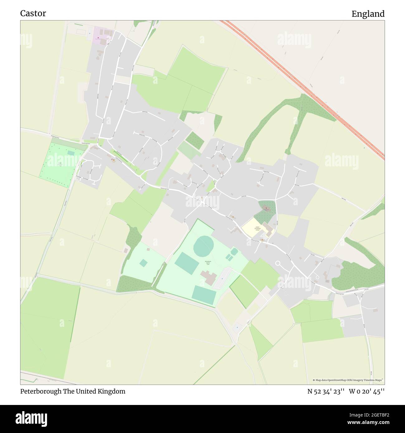 Map of castor hi-res stock photography and images - Alamy