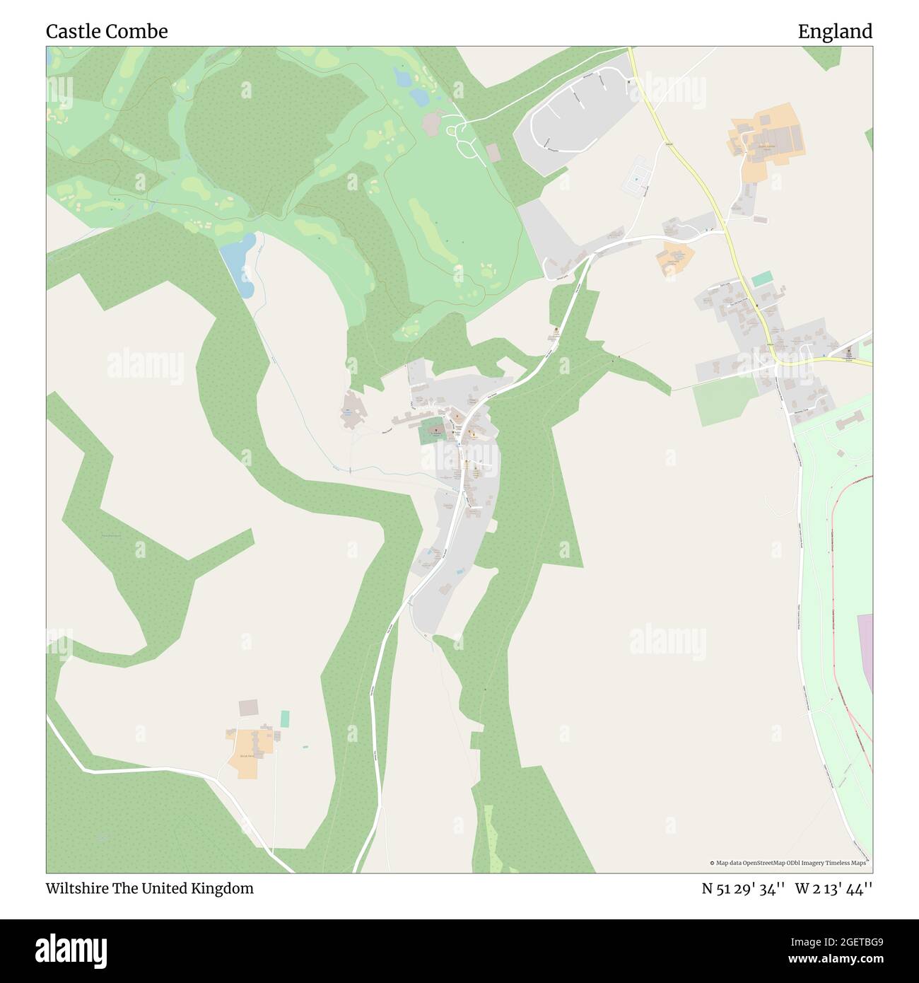 Castle Combe, Wiltshire, United Kingdom, England, N 51 29' 34'', W 2 13 ...