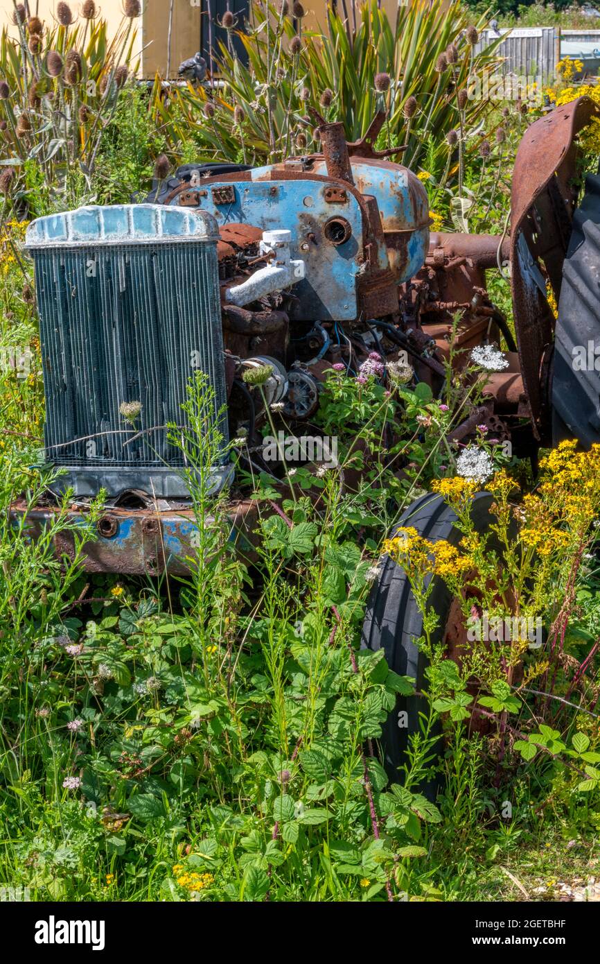old tractor, derelict tractor, scrap vehicles, scrap tractor, rusty old ...