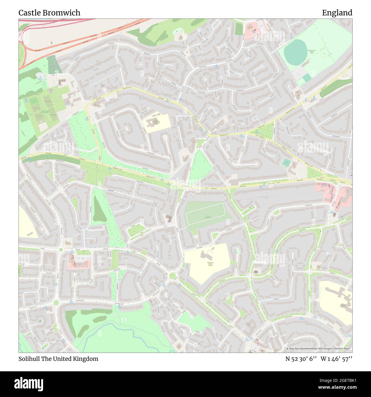 Solihull map hi-res stock photography and images - Alamy