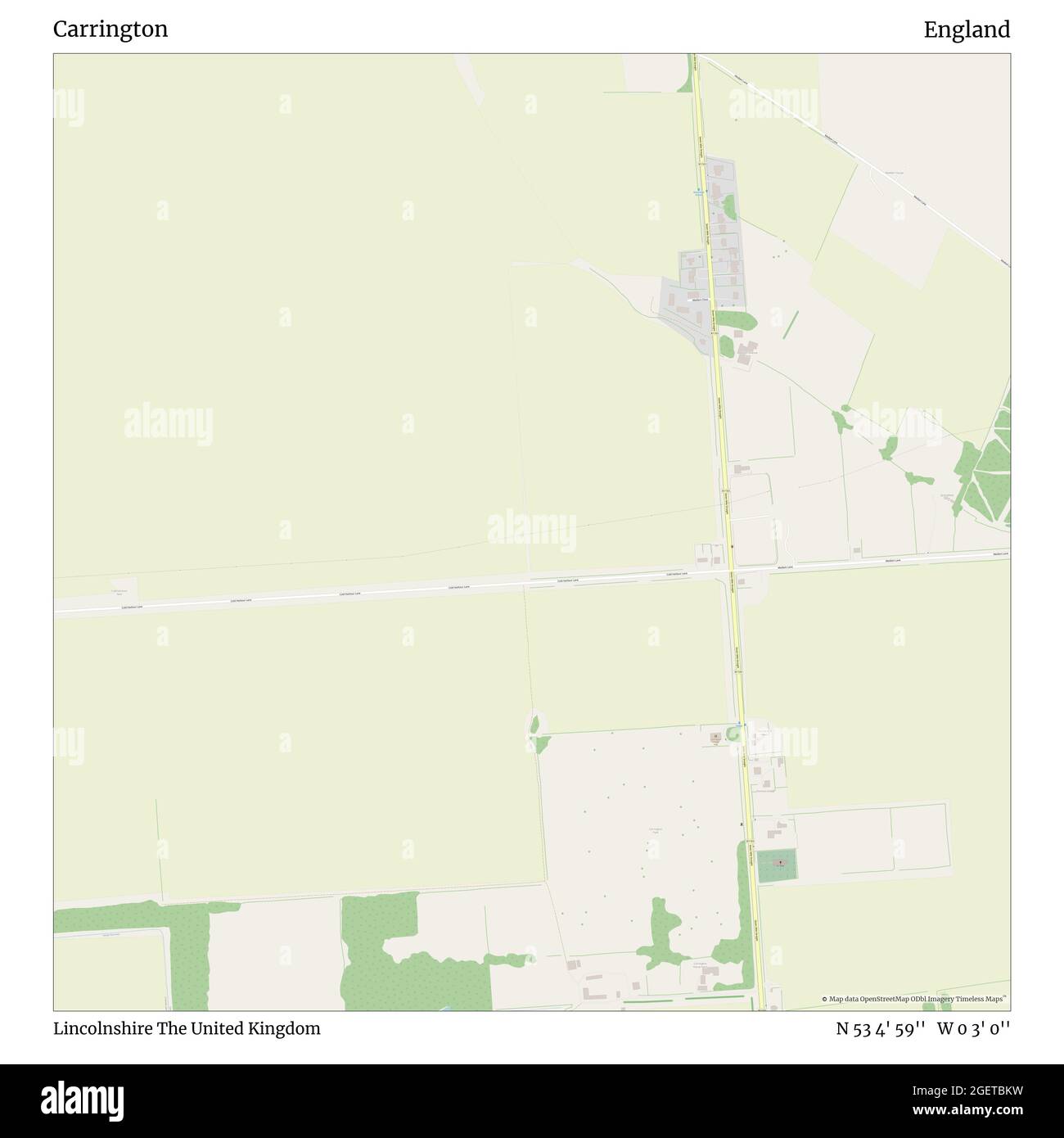 Map of carrington hi-res stock photography and images - Alamy
