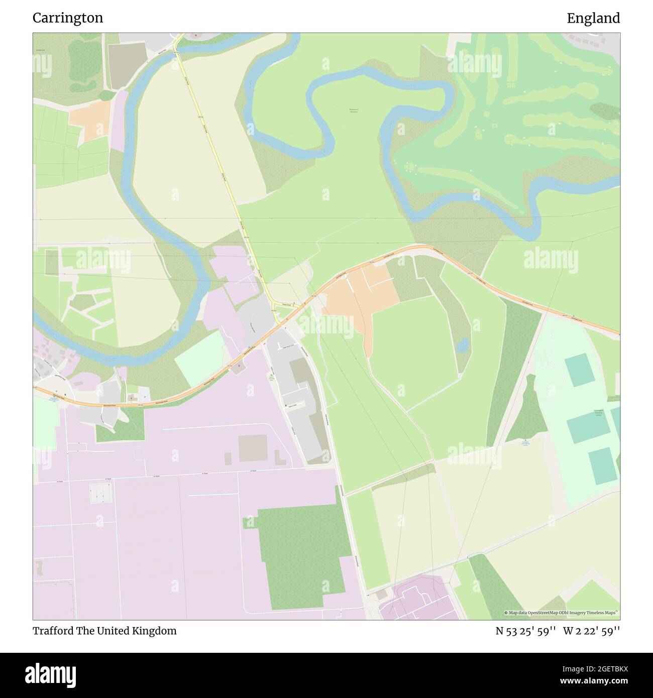 Map of carrington hi-res stock photography and images - Alamy
