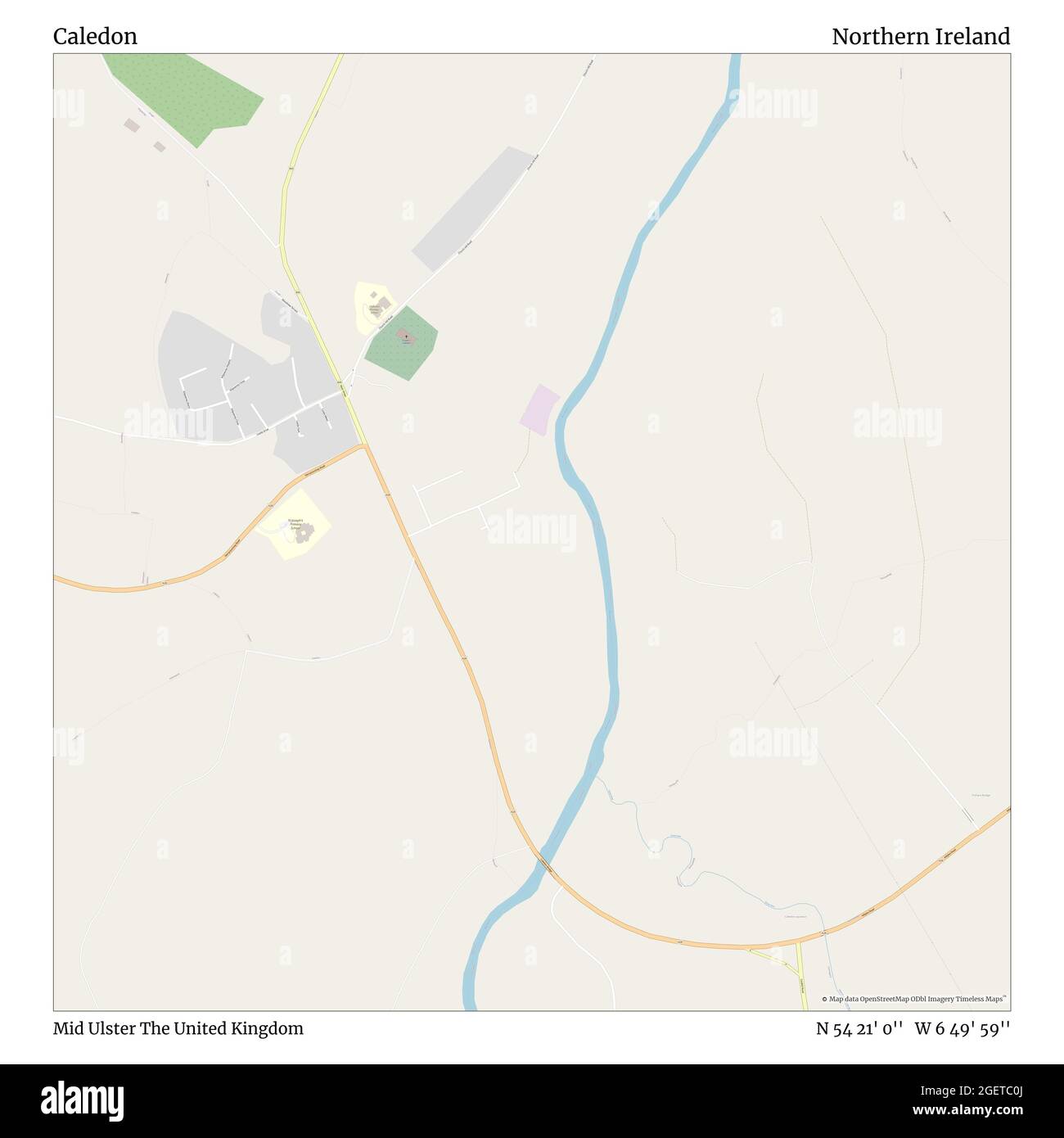 Caledon map hi-res stock photography and images - Alamy