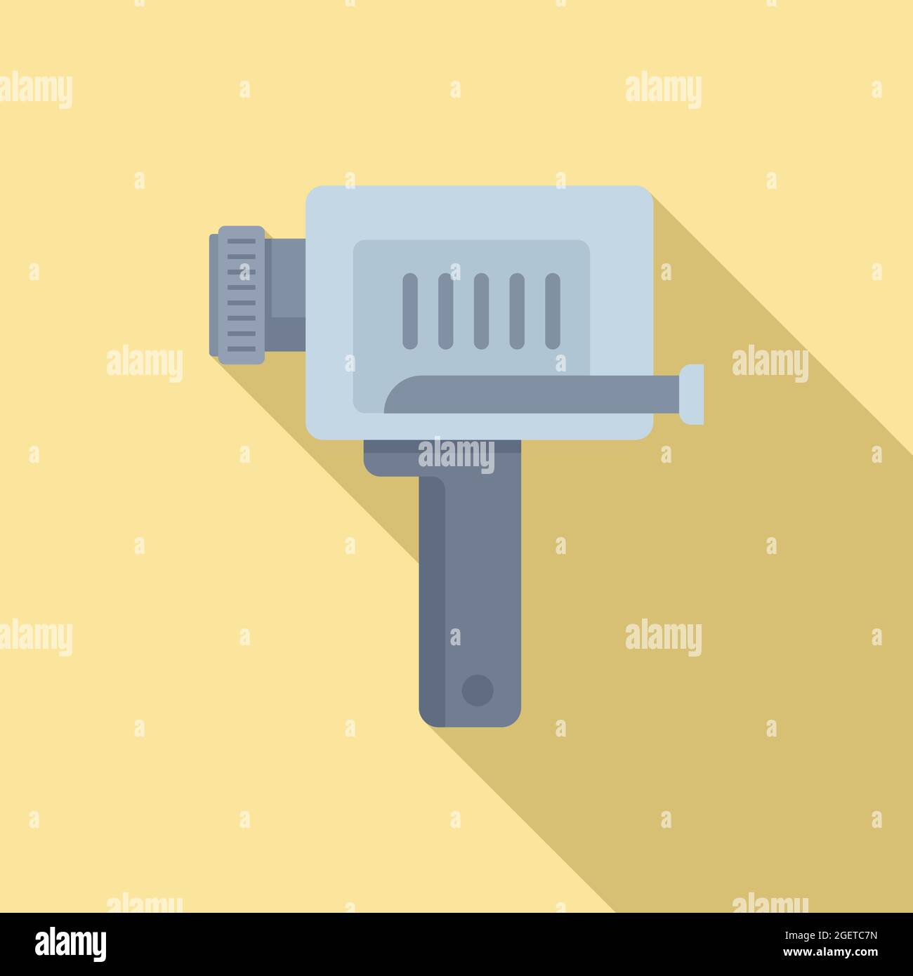 Cinema projector icon flat vector. Movie film Stock Vector Image & Art ...