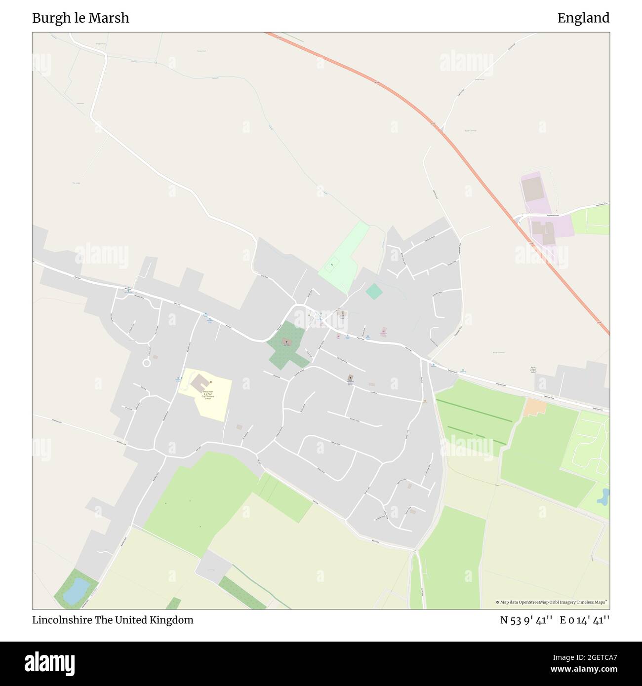 Burgh le Marsh, Lincolnshire, United Kingdom, England, N 53 9' 41'', E ...