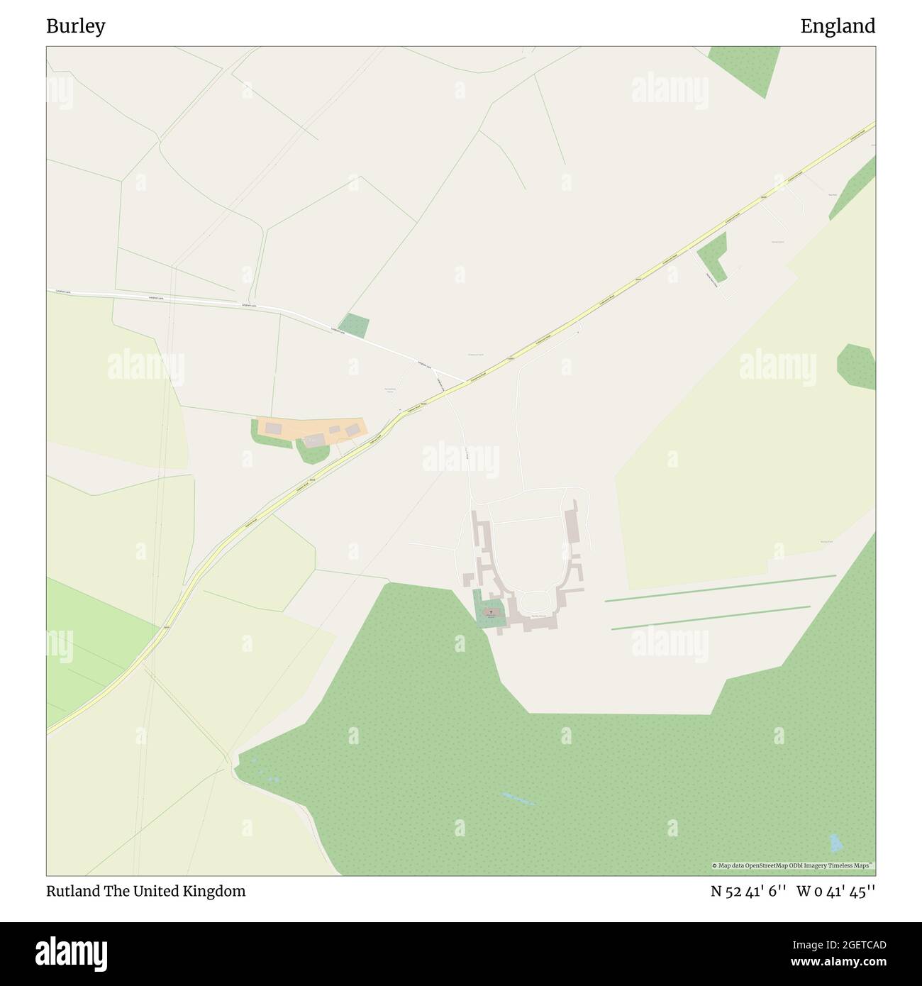 Map of burley hi-res stock photography and images - Alamy