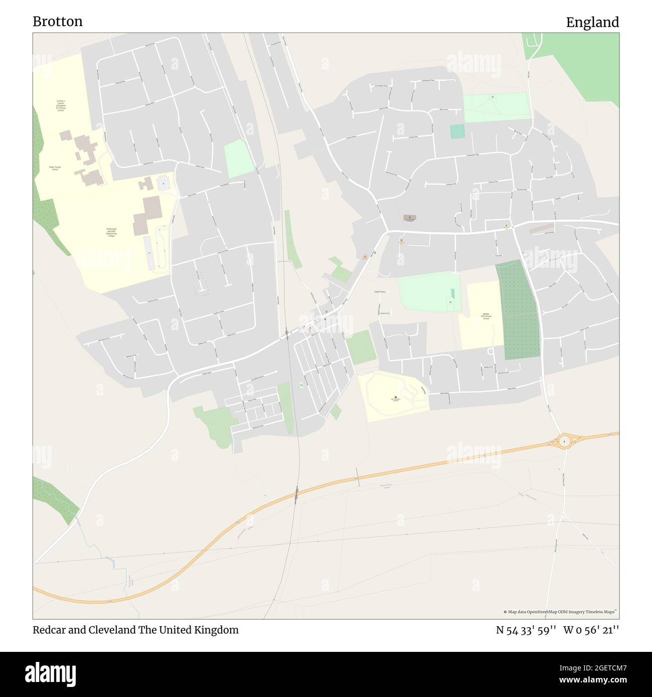 Redcar map hi-res stock photography and images - Alamy