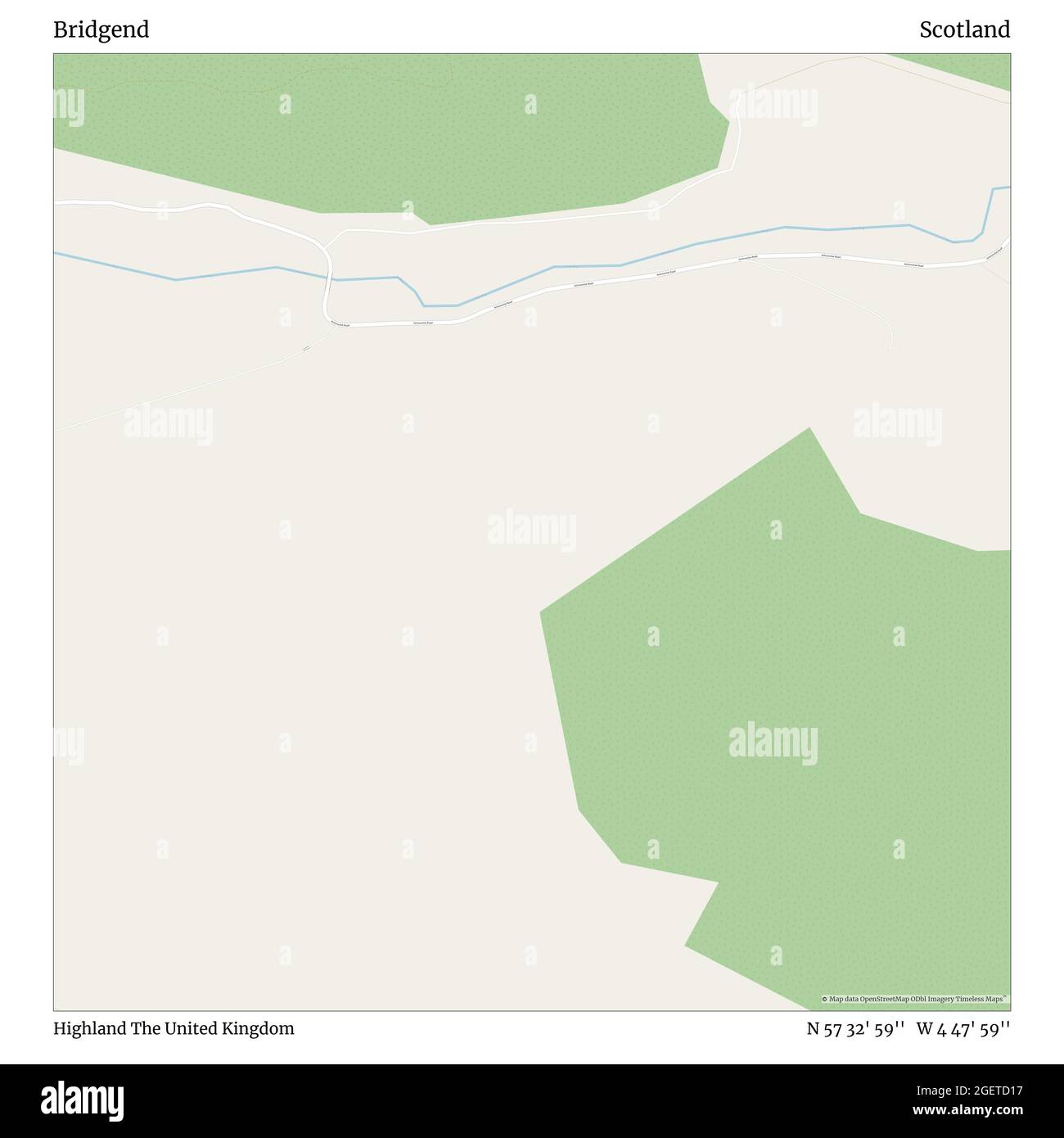 Bridgend on map Cut Out Stock Images & Pictures - Alamy