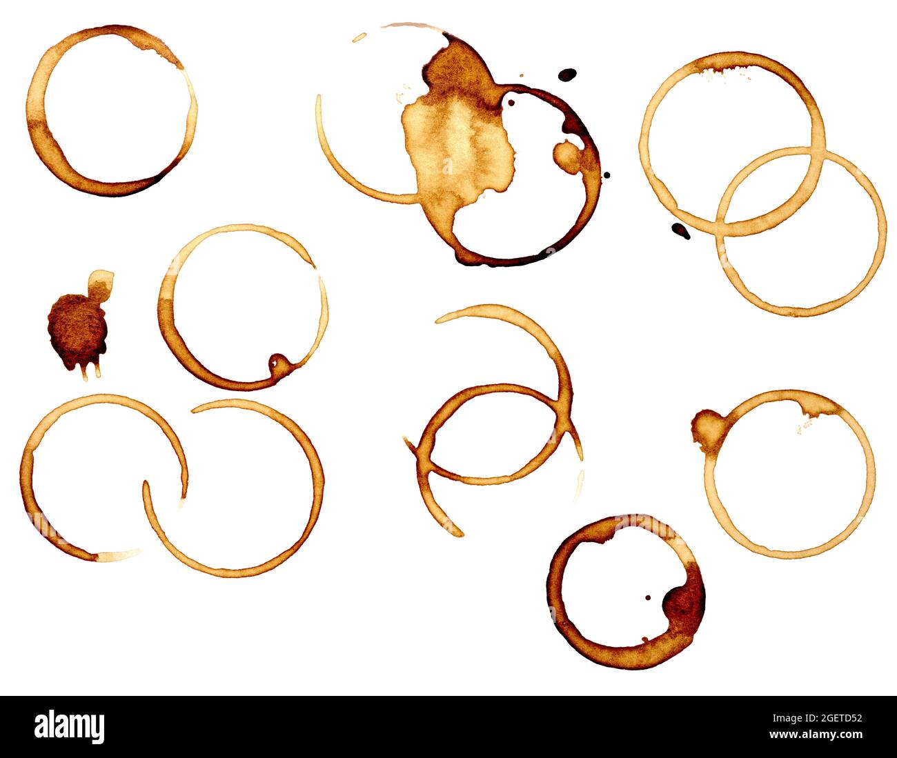 coffee stain fleck drink beverage Stock Photo - Alamy