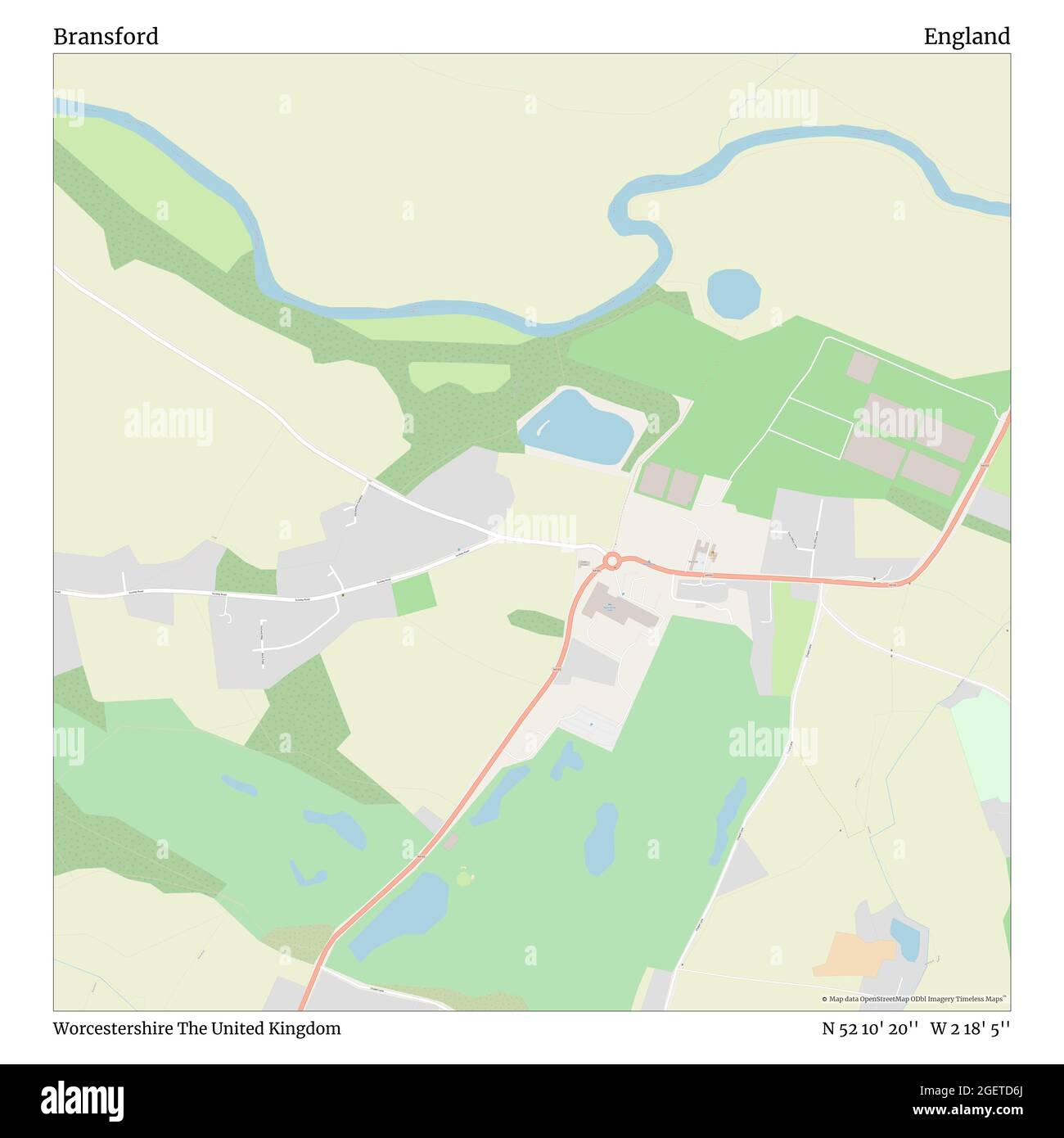 Map of worcestershire hi-res stock photography and images - Alamy
