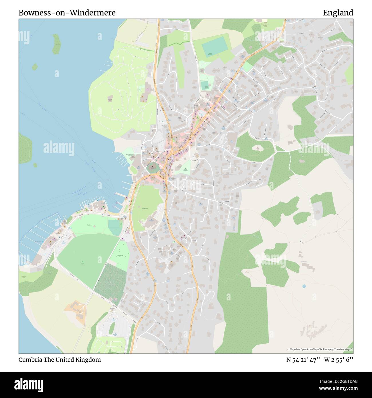 Bowness on windermere Cut Out Stock Images & Pictures - Alamy
