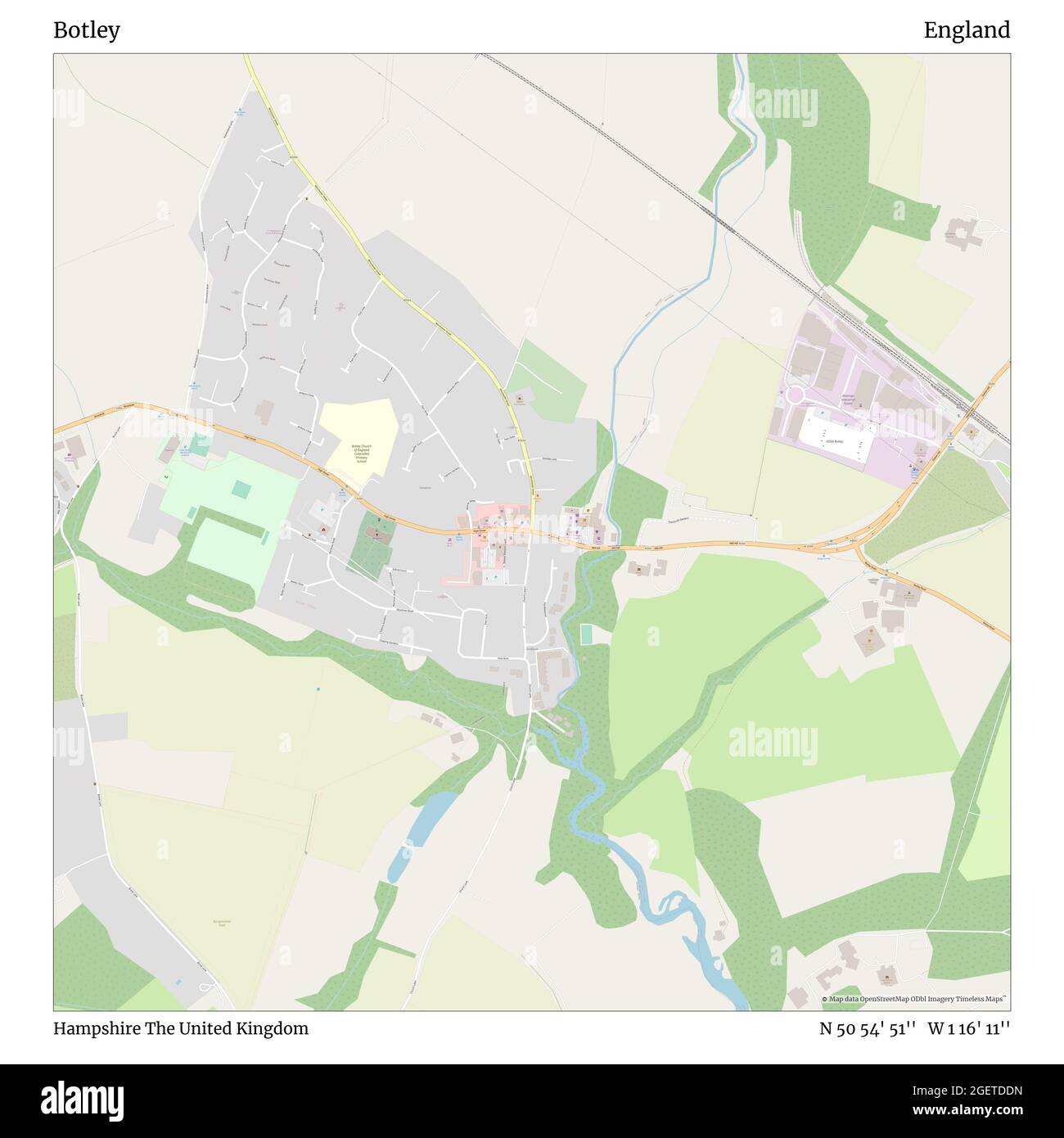 Map of botley Cut Out Stock Images & Pictures - Alamy