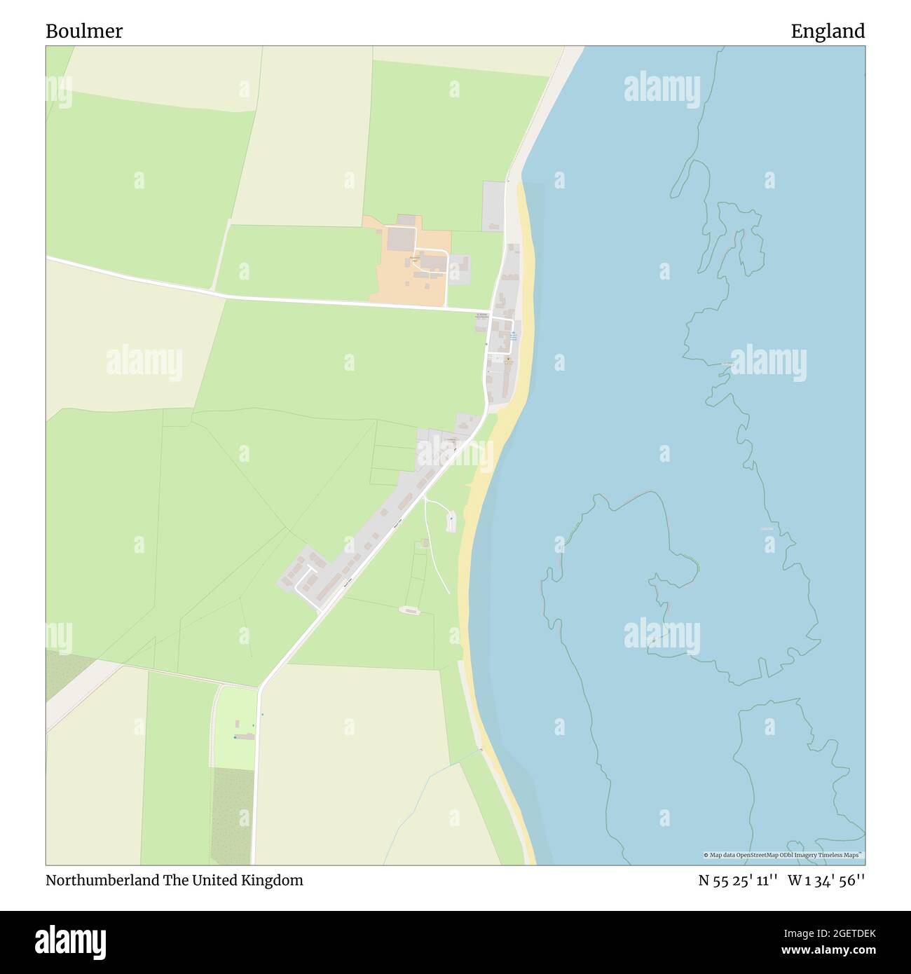 Boulmer northumberland Cut Out Stock Images & Pictures - Alamy