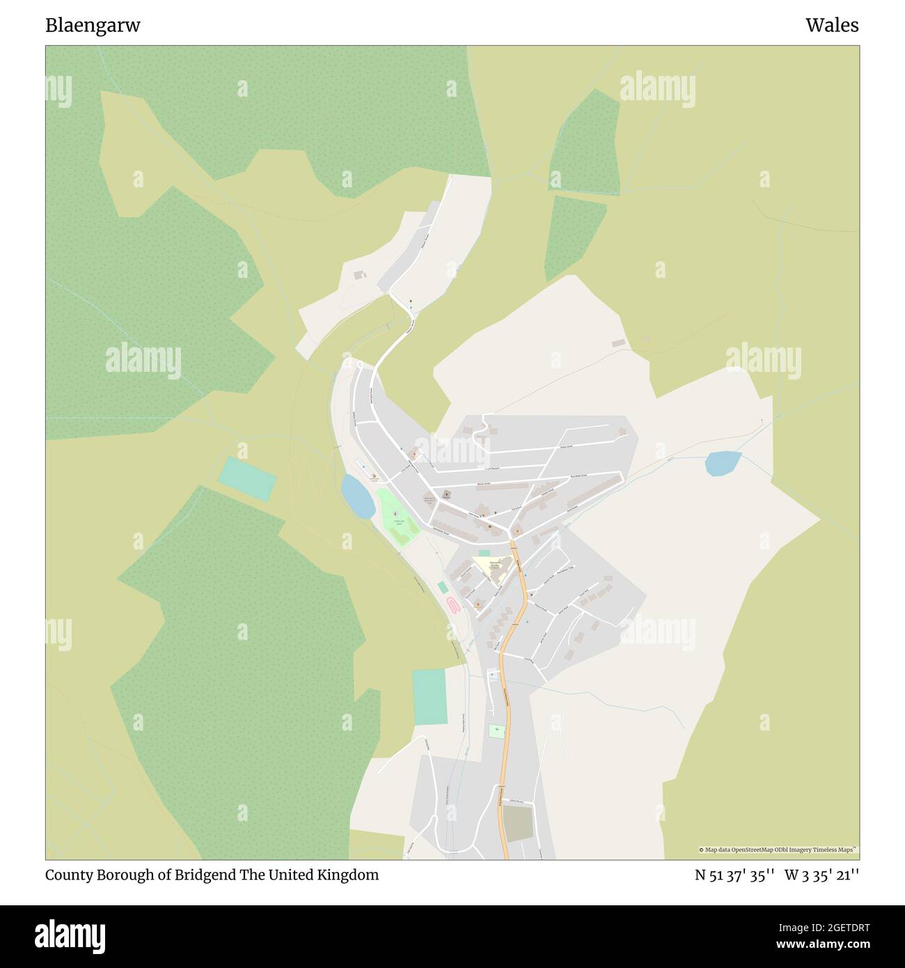Blaengarw, County Borough of Bridgend, United Kingdom, Wales, N 51 37 ...