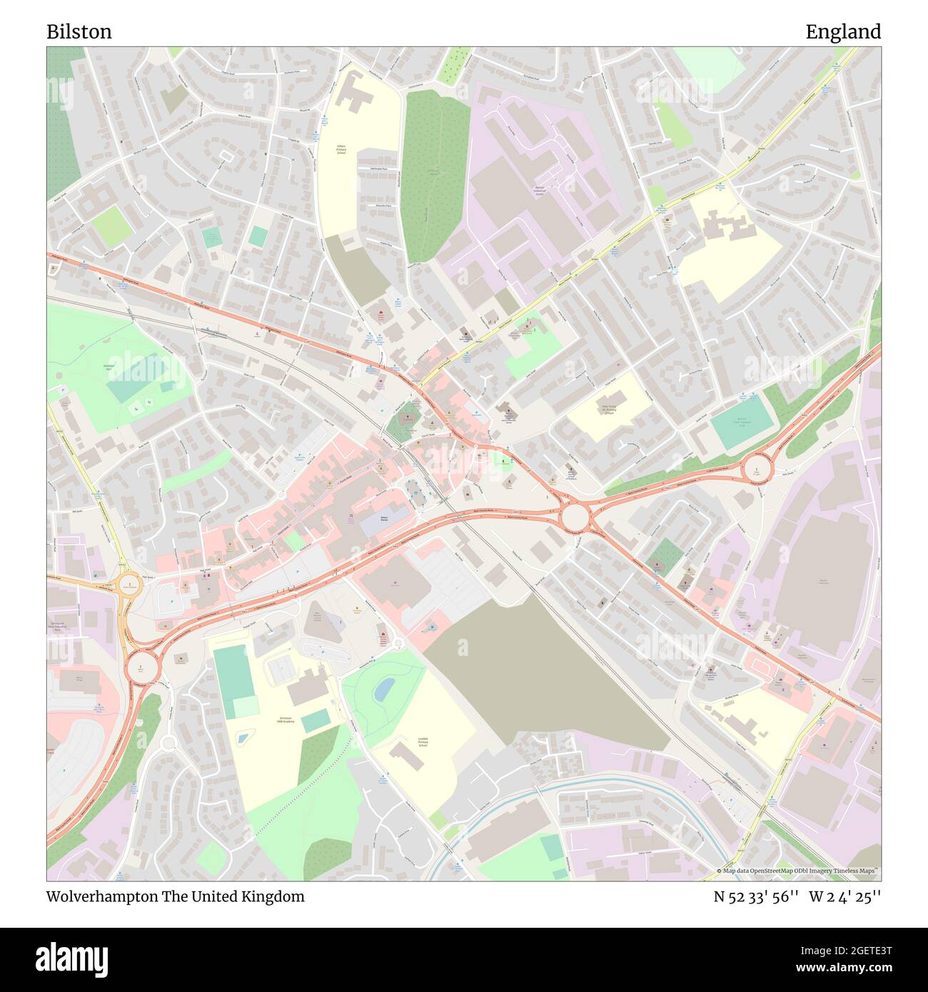 Map of wolverhampton hi-res stock photography and images - Alamy