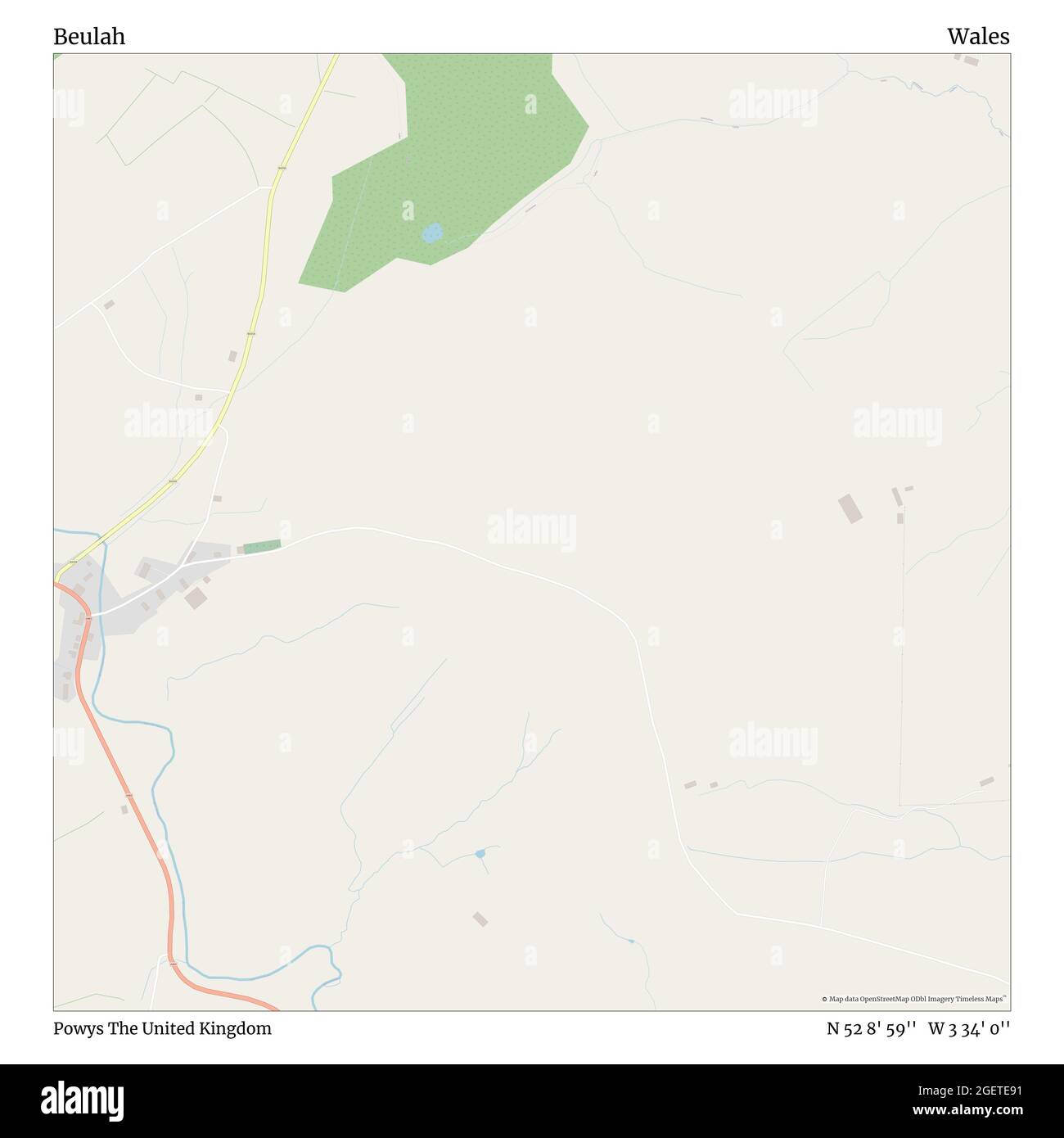 Map Of Beulah High Resolution Stock Photography and Images - Alamy