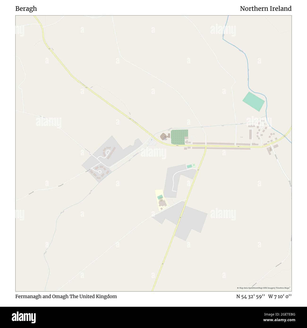 Map of omagh hi-res stock photography and images - Alamy