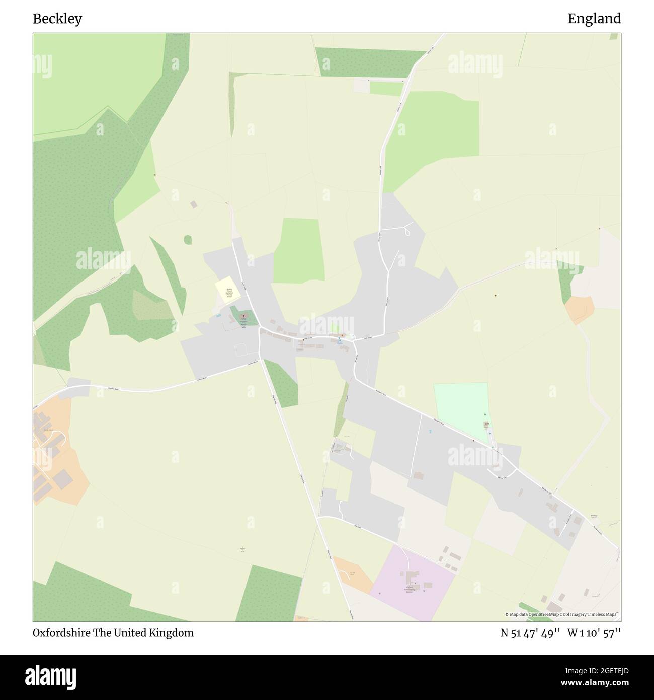 Map of beckley Cut Out Stock Images & Pictures - Alamy