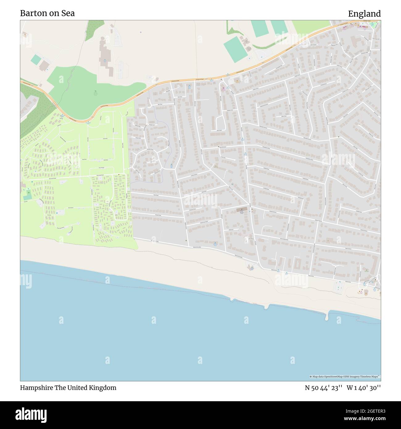 Barton on sea Cut Out Stock Images & Pictures - Alamy