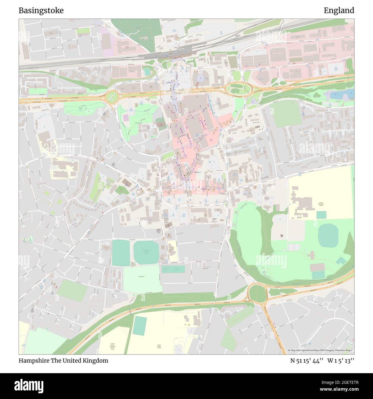 Basingstoke Uk Map