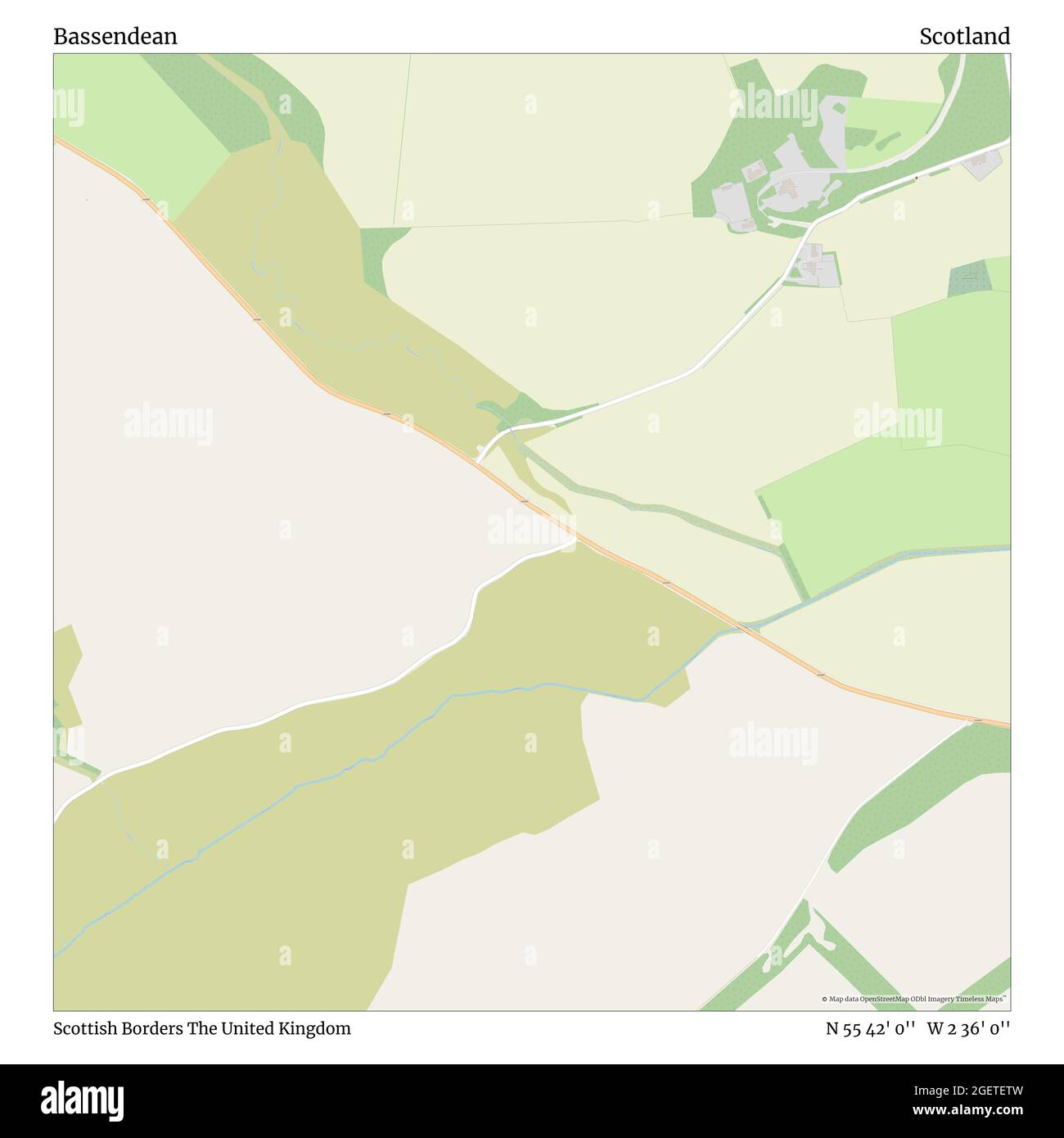 Scottish road map Cut Out Stock Images & Pictures - Alamy