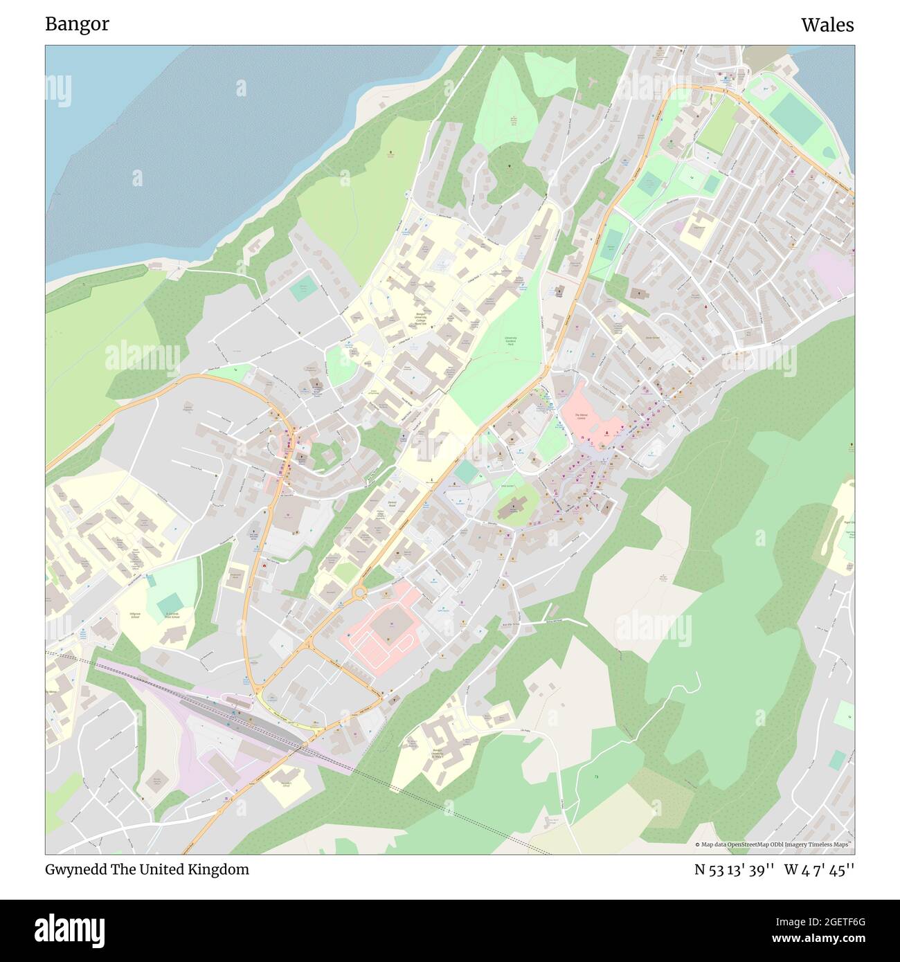 Bangor gwynedd hi-res stock photography and images - Alamy