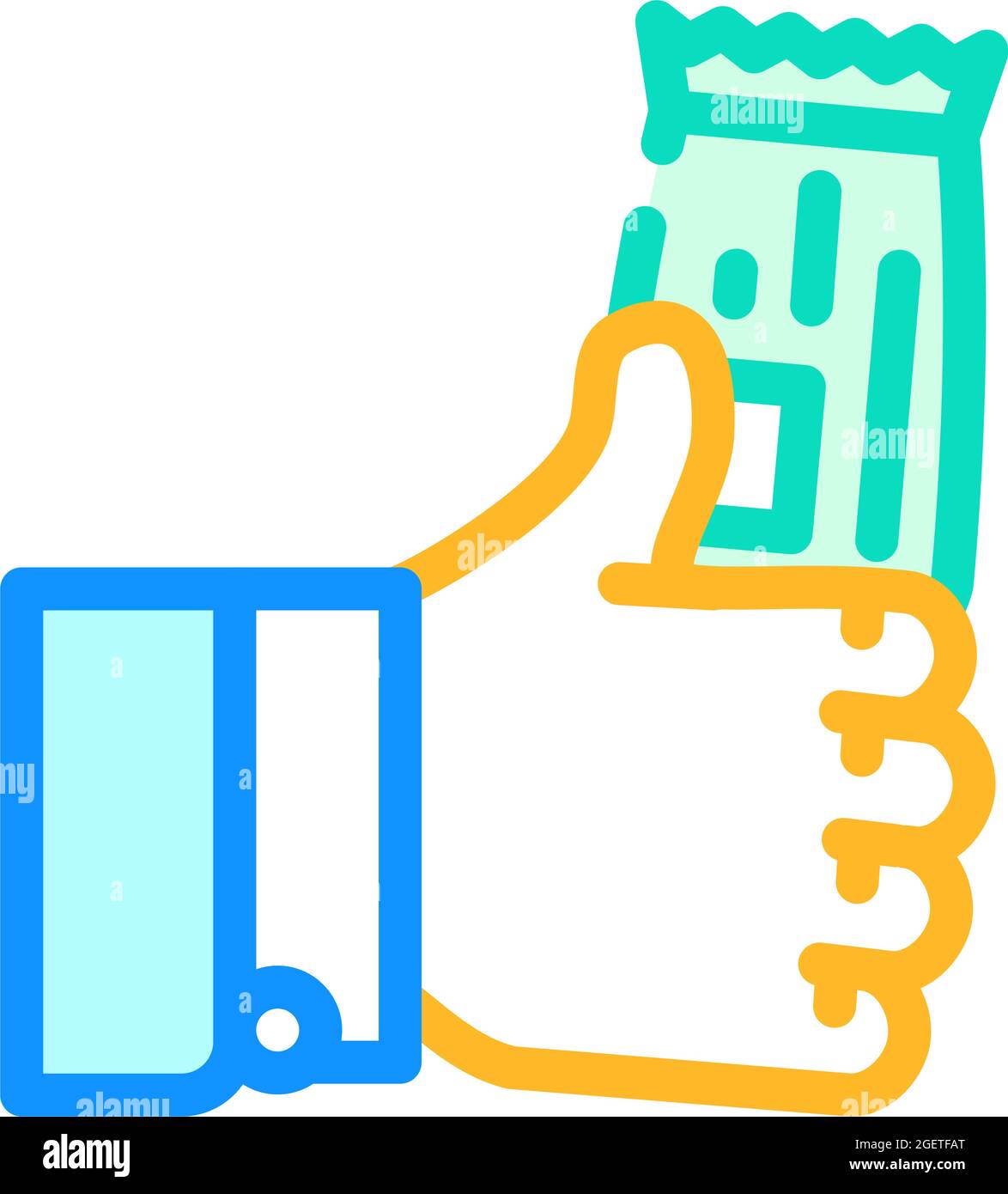 food package color icon vector illustration Stock Vector Image & Art ...