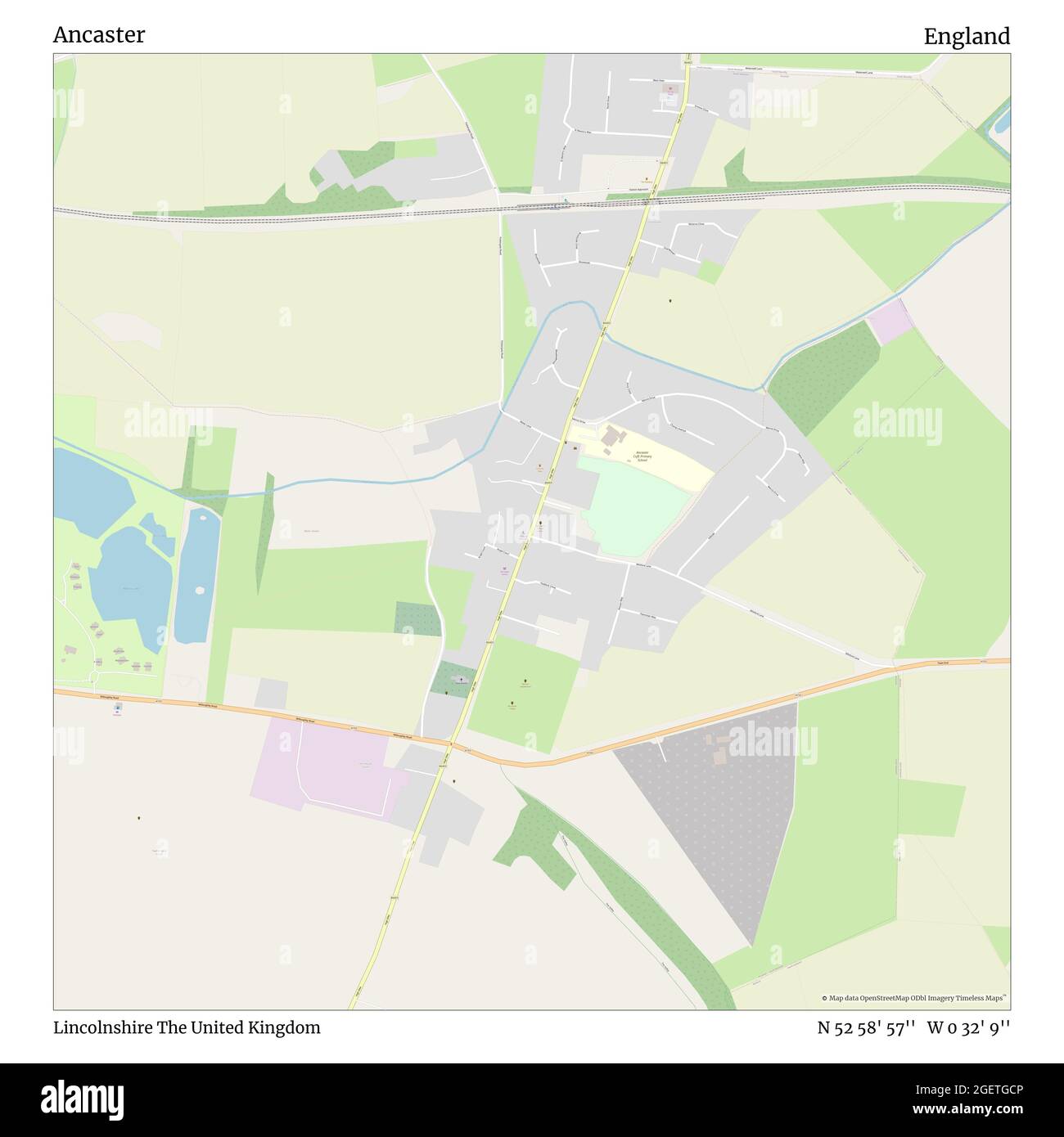 Ancaster, Lincolnshire, United Kingdom, England, N 52 58' 57'', W 0 32 ...