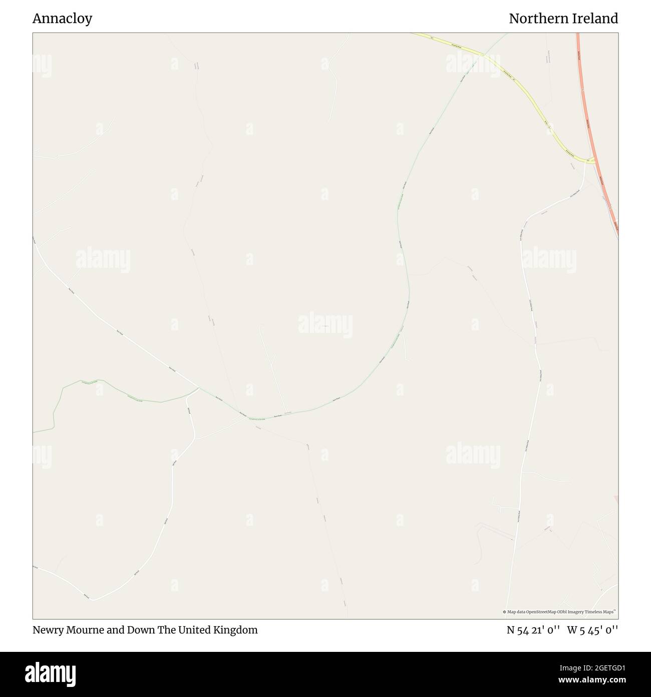 Map of newry hi-res stock photography and images - Alamy