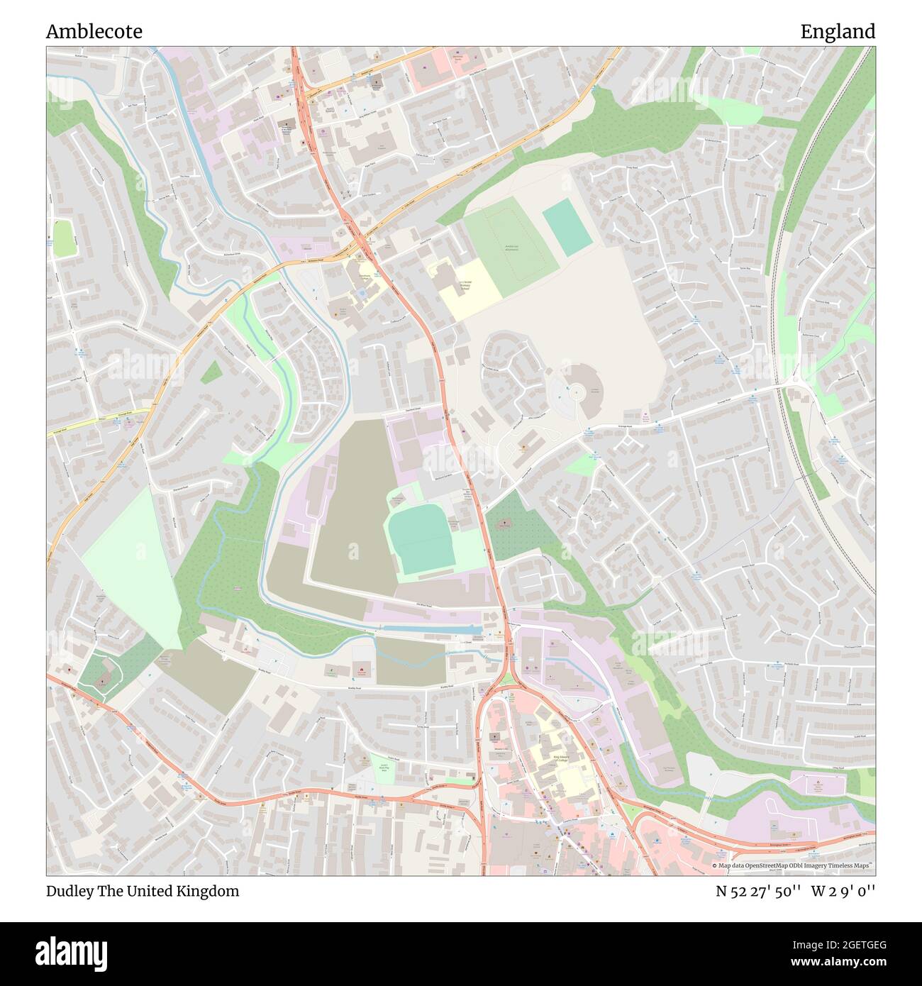 Map of dudley hi-res stock photography and images - Alamy