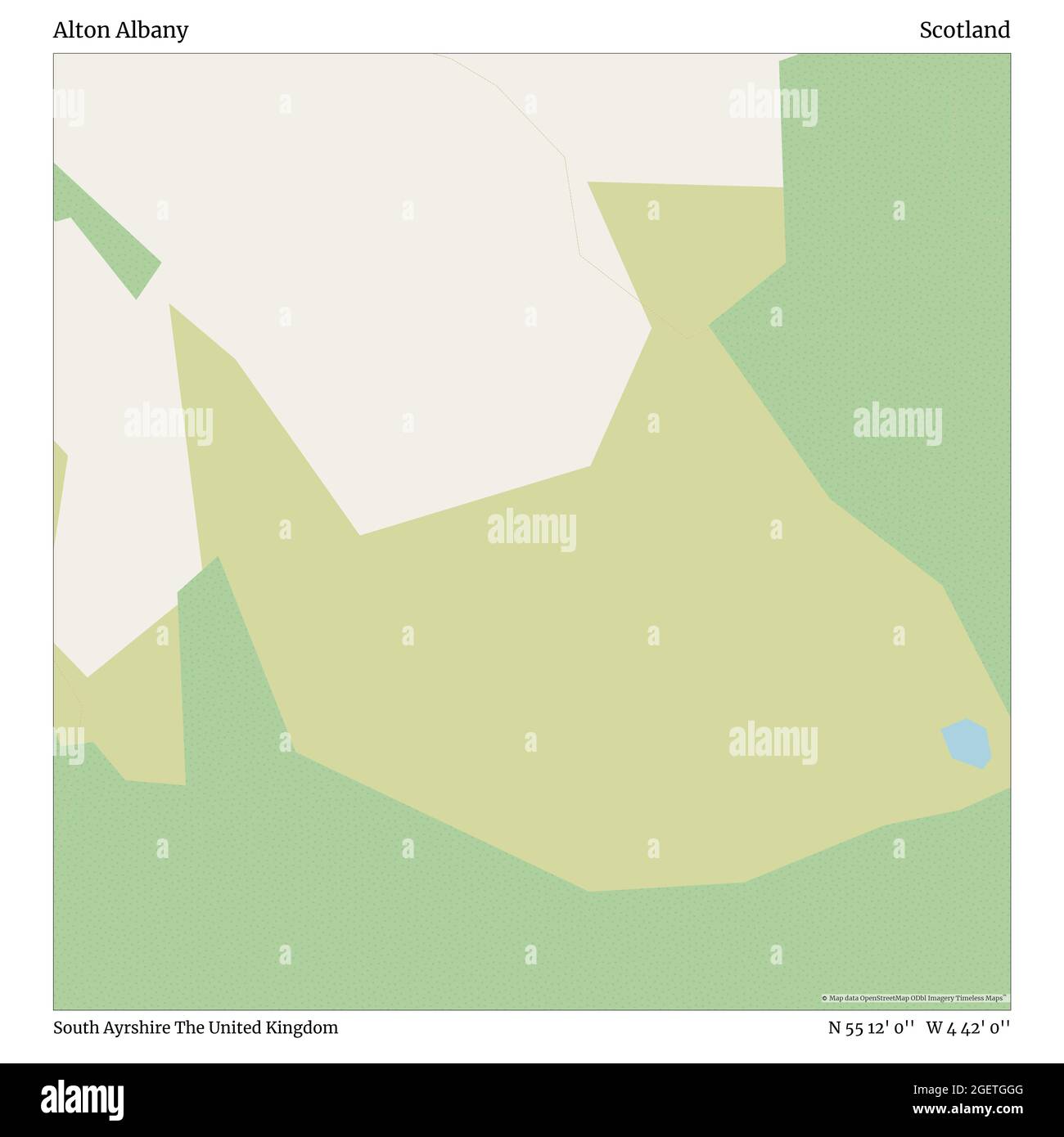 Map of south ayrshire hi-res stock photography and images - Alamy