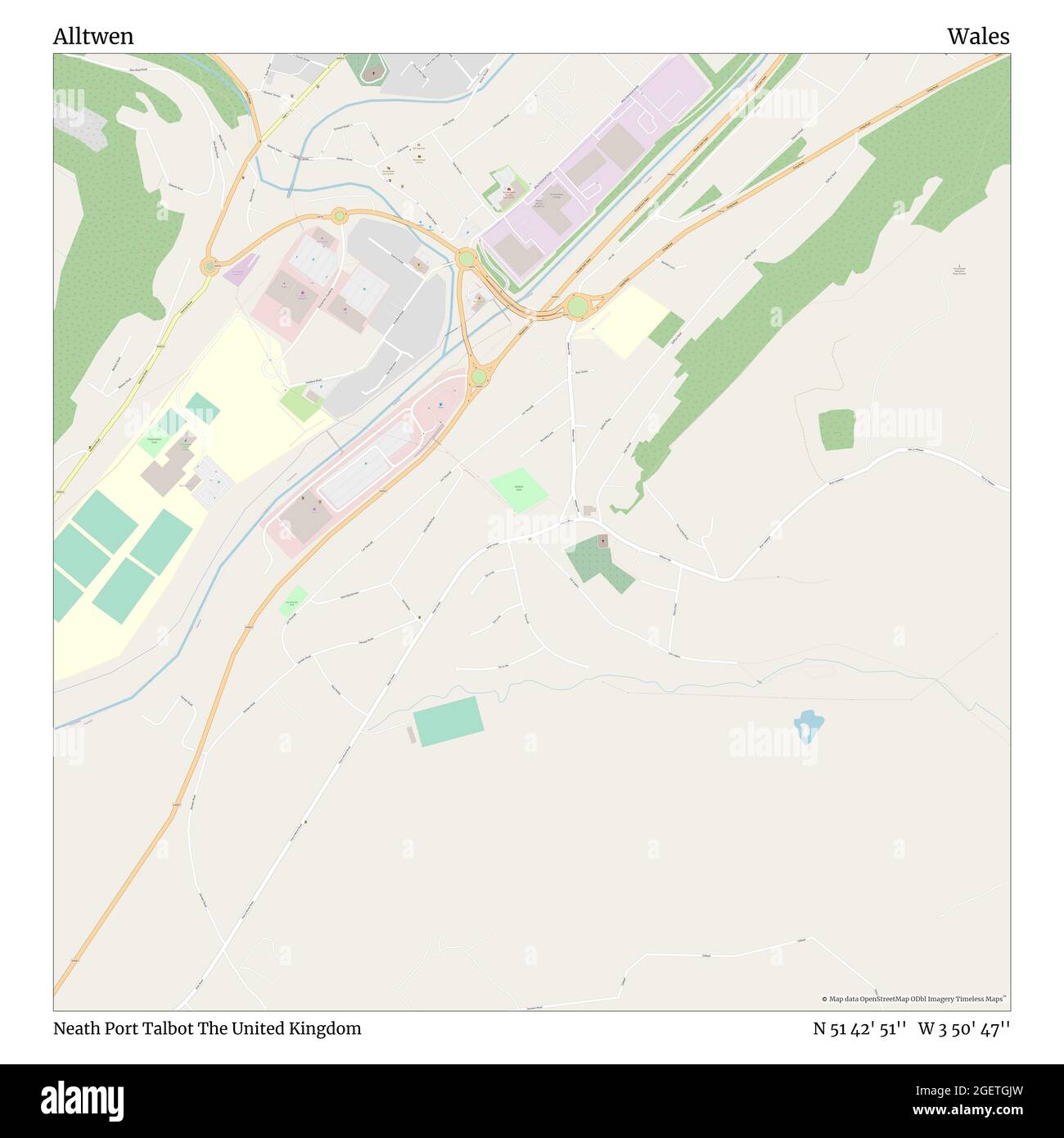 Map of port talbot hi-res stock photography and images - Alamy