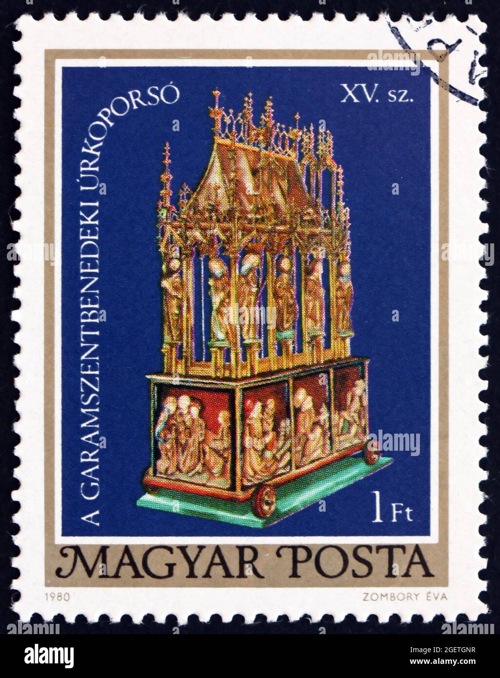 HUNGARY - CIRCA 1980: a stamp printed in the Hungary shows Easter ...