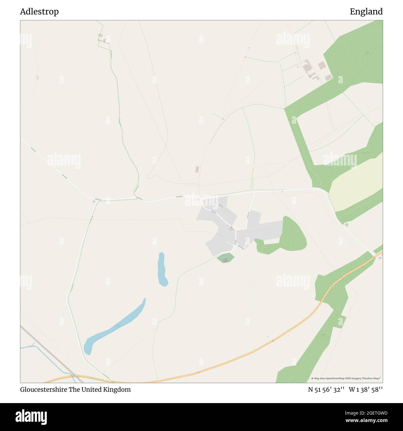 Adlestrop, Gloucestershire, United Kingdom, England, N 51 56' 32'', W 1 ...
