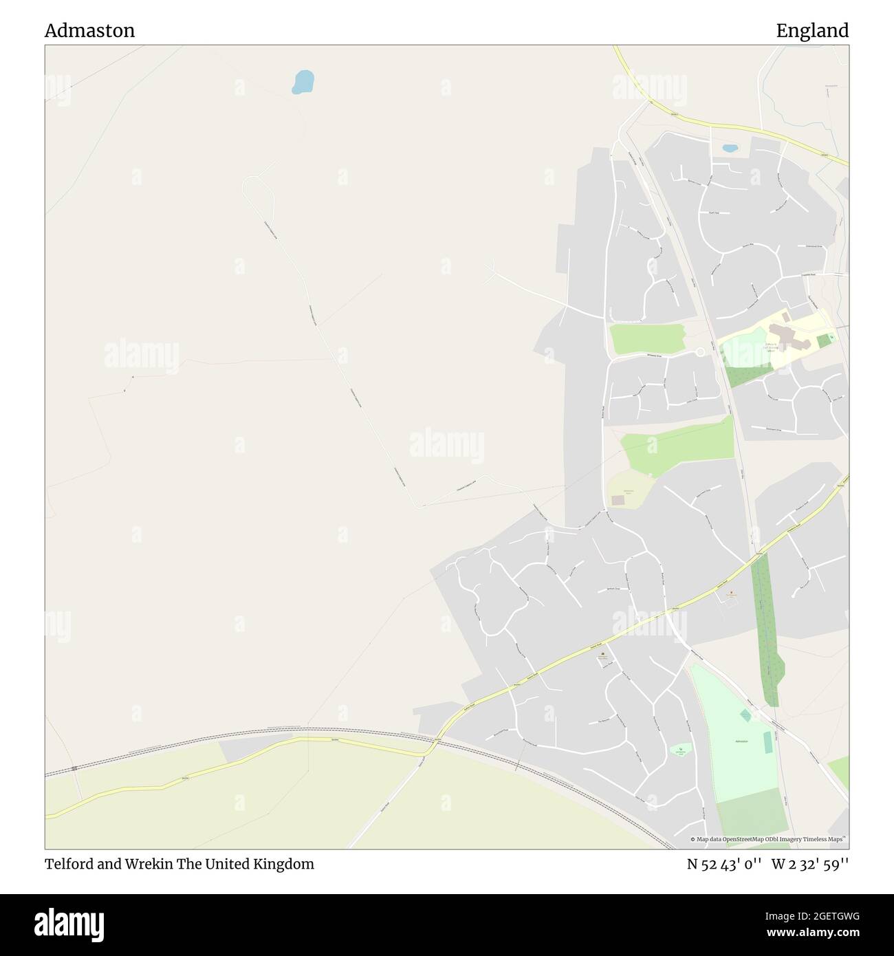 Map of telford hi-res stock photography and images - Alamy