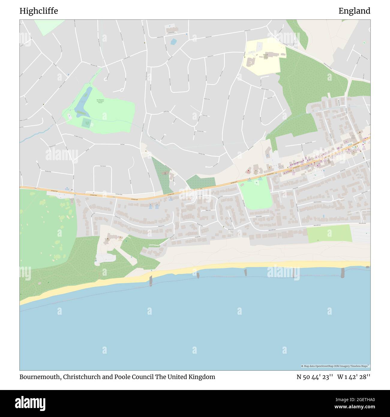 Map of poole Cut Out Stock Images & Pictures - Alamy