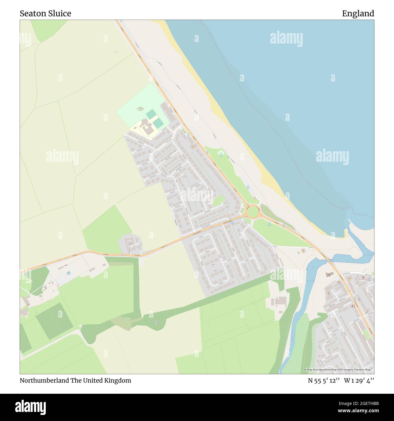 Seaton map hi-res stock photography and images - Alamy