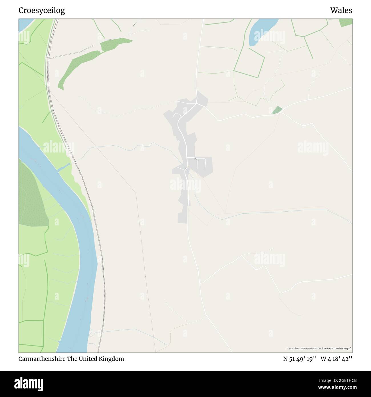 Carmarthenshire maps hi-res stock photography and images - Alamy