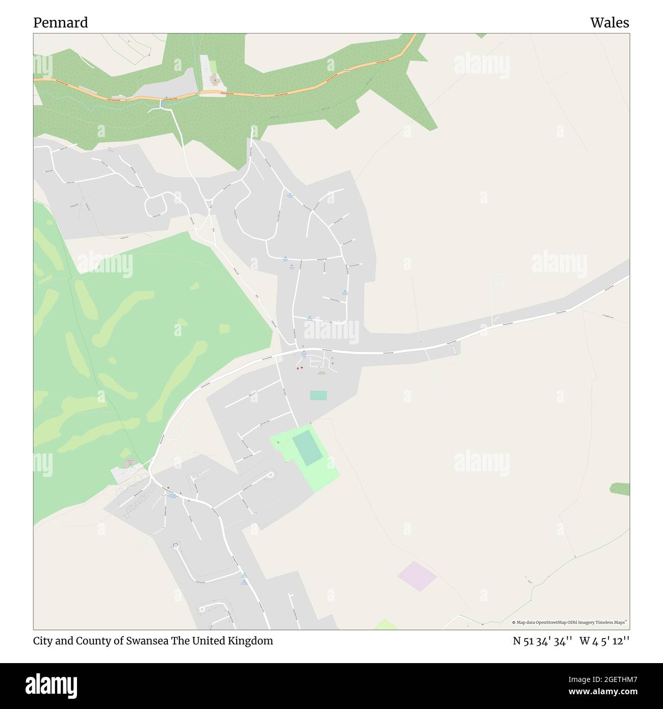Pennard wales Cut Out Stock Images & Pictures - Alamy