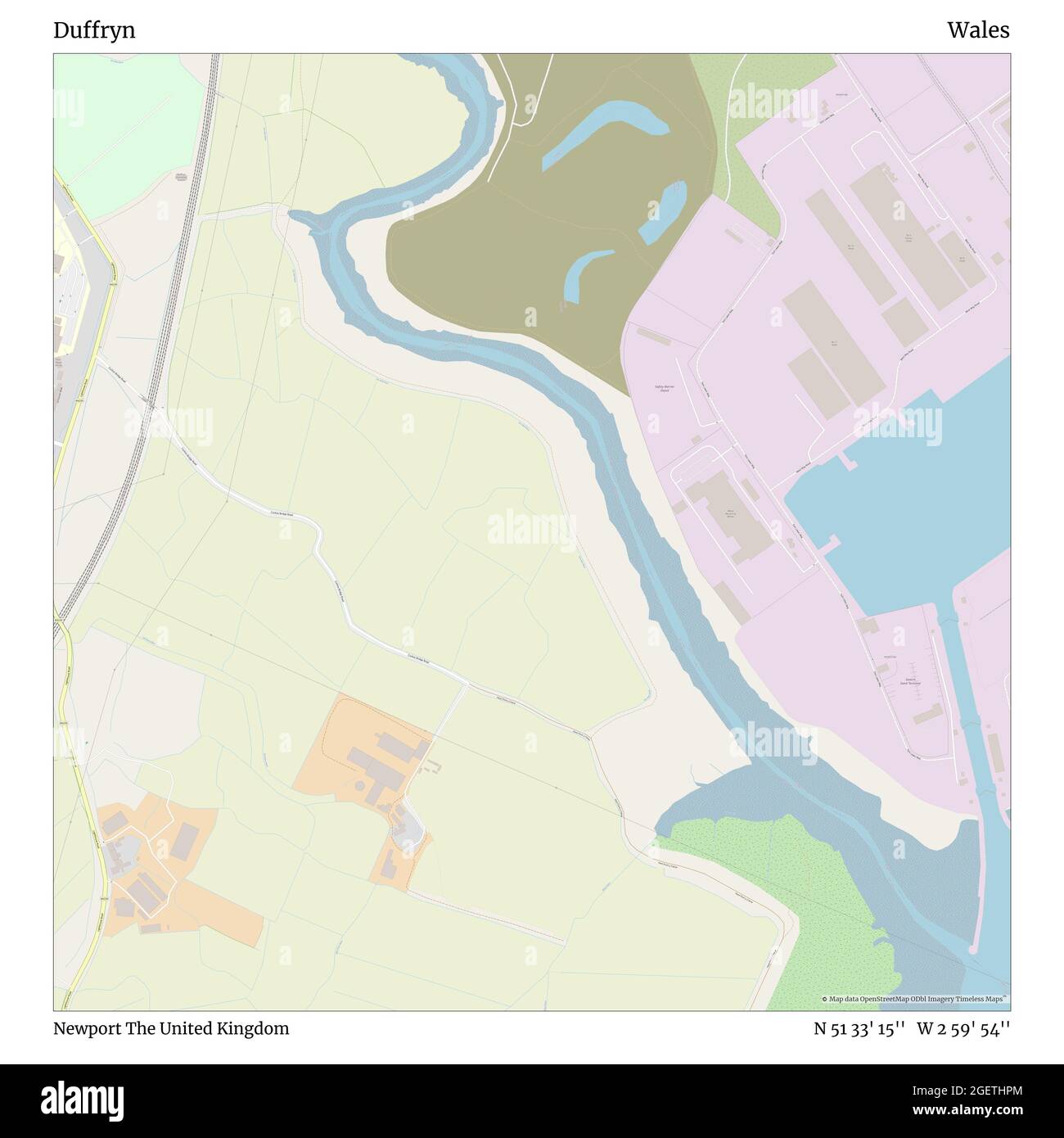 Duffryn, Newport, United Kingdom, Wales, N 51 33' 15'', W 2 59' 54 ...