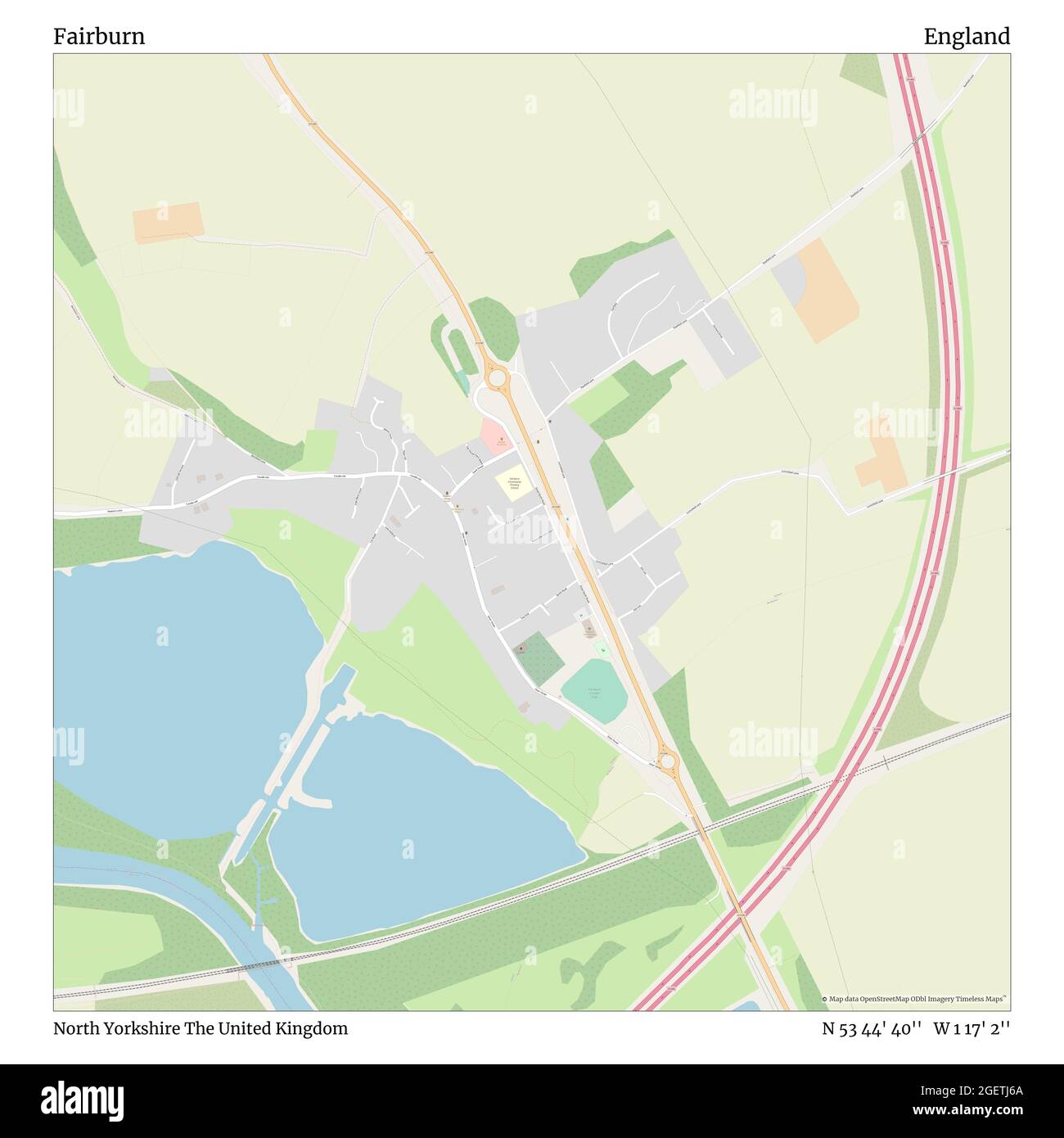 Map of fairburn Cut Out Stock Images & Pictures - Alamy