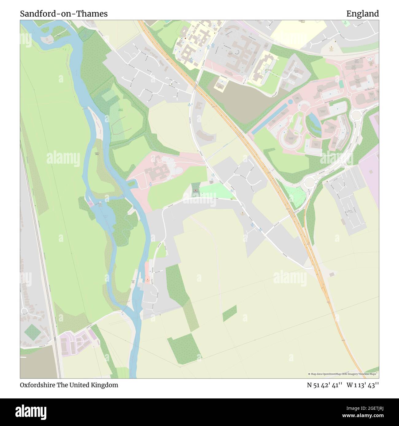 Sandford-on-Thames, Oxfordshire, United Kingdom, England, N 51 42' 41 ...