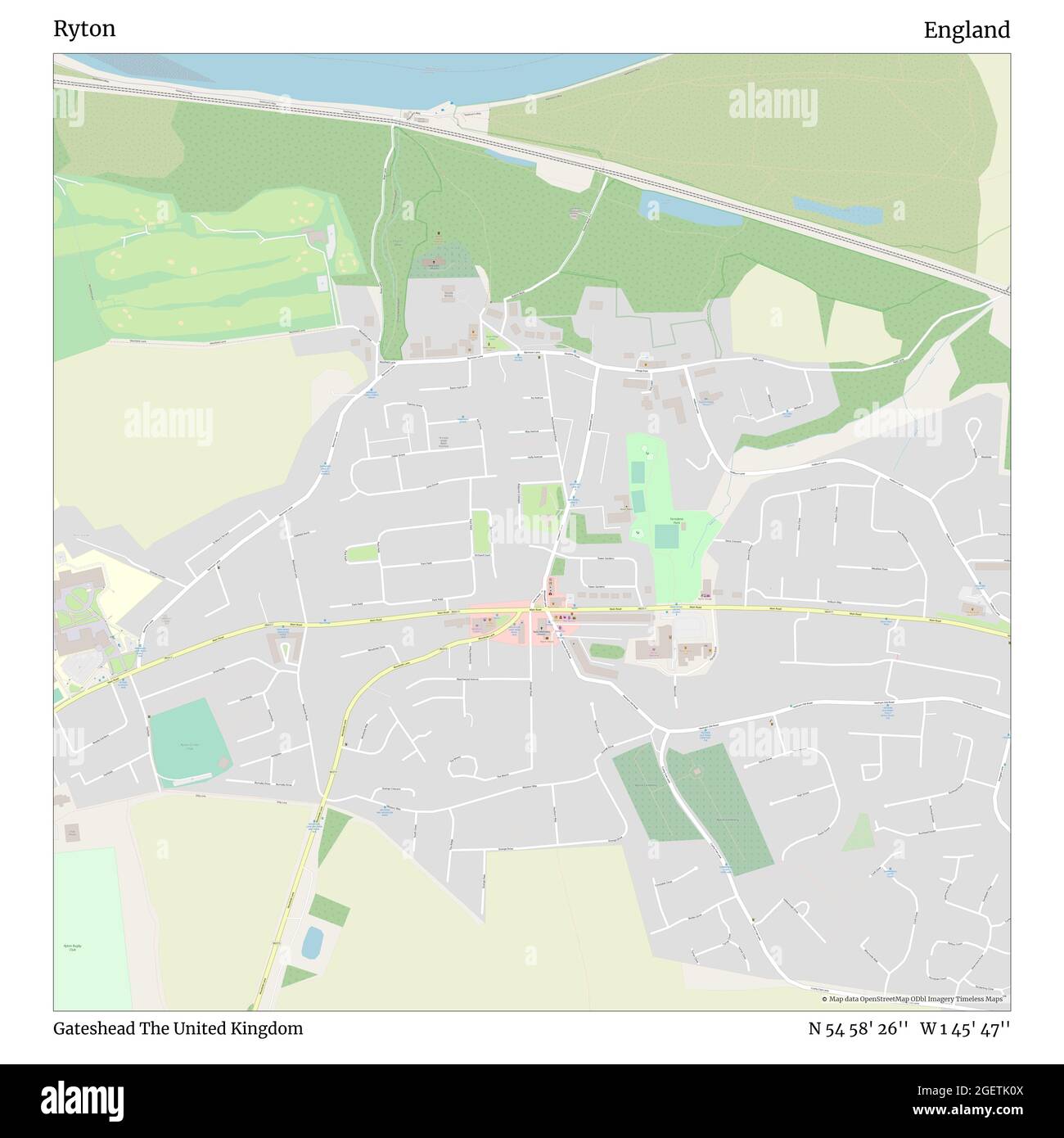 Map of gateshead hi-res stock photography and images - Alamy