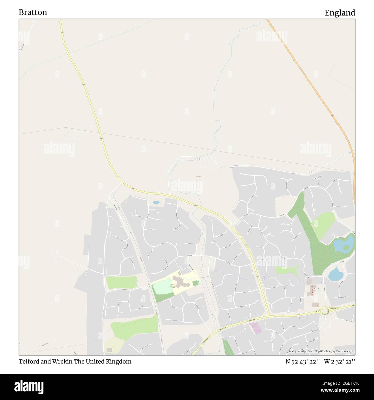 Telford map hi-res stock photography and images - Alamy