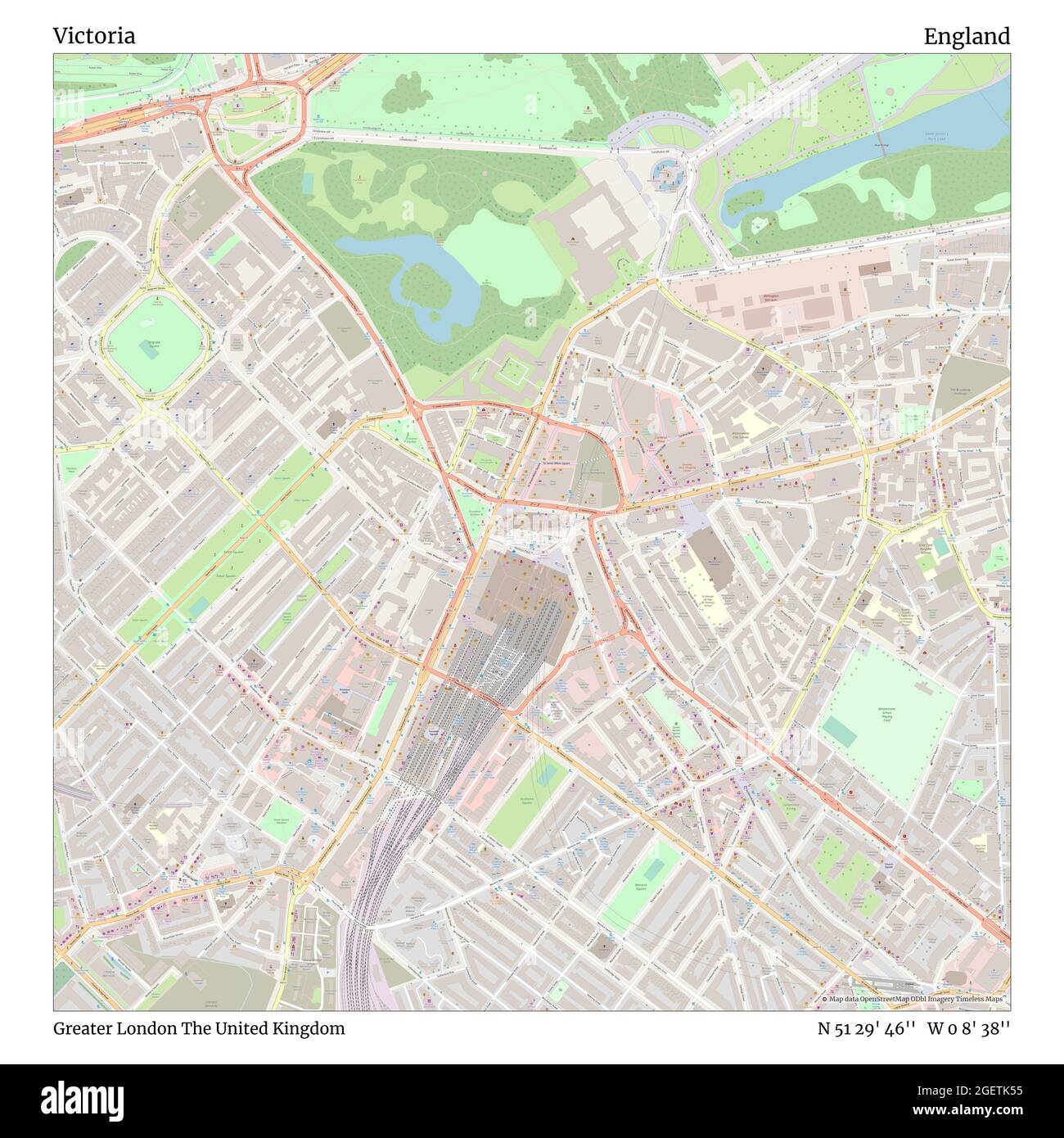 Map of victoria london Cut Out Stock Images & Pictures - Alamy