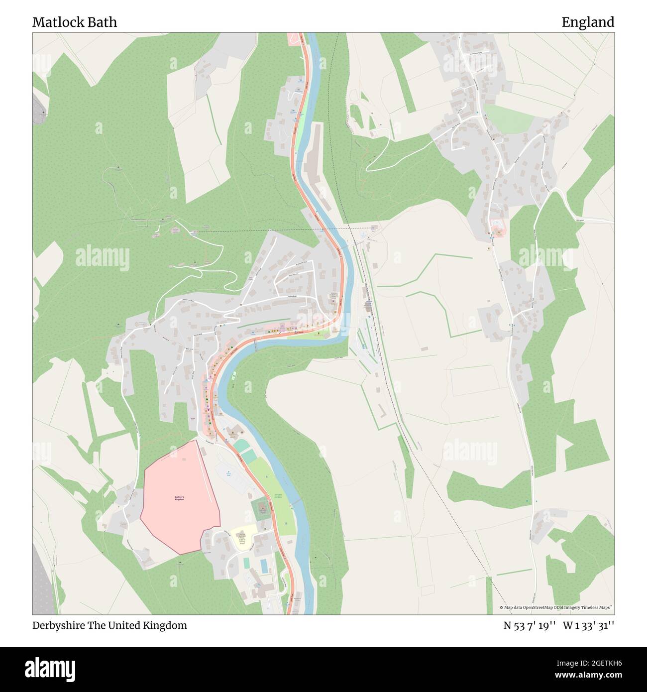 Map of matlock hi-res stock photography and images - Alamy
