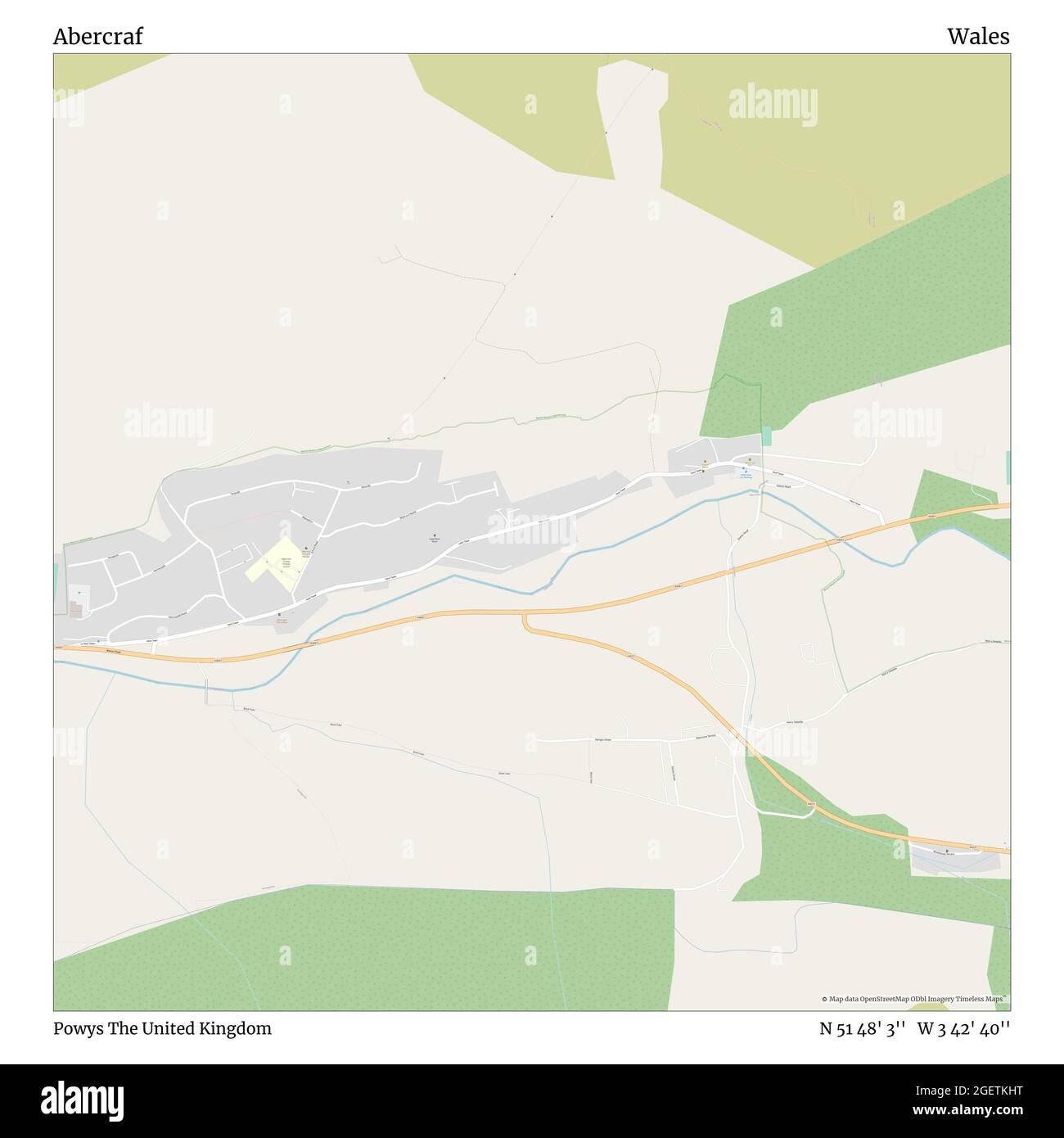 Kingdom of powys map hi-res stock photography and images - Alamy